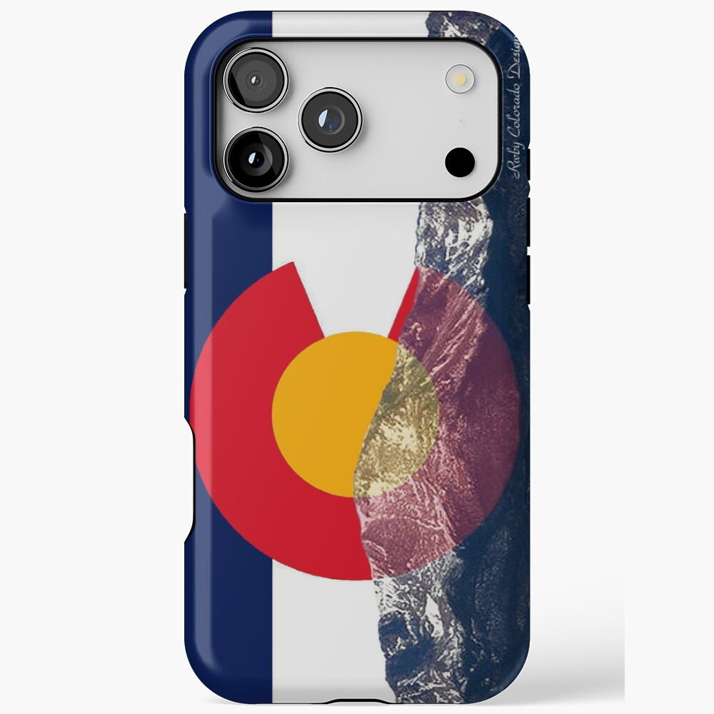 Pikes Peak Colorado Flag Mountain iPhone Case 17 11 12 13 14 15 16 Pro ...