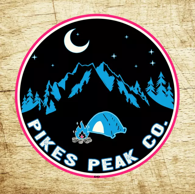 Pikes Peak Colorado Sticker Mountains Stickers Decal Camping Phone ...