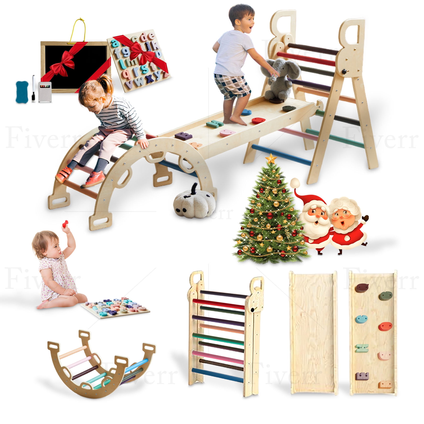 Customer reviews for Pikler Triangle Set, 7in1 Foldable Baby Climber ...