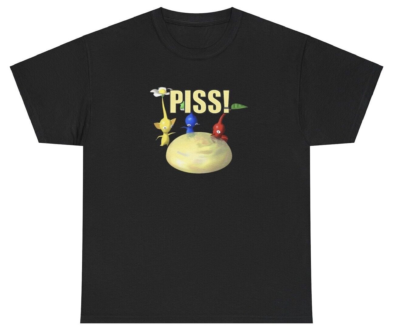 Pikman Piss T Shirt Oddly Specific Weirdcore Dank Meme Cursed Gag Gift ...
