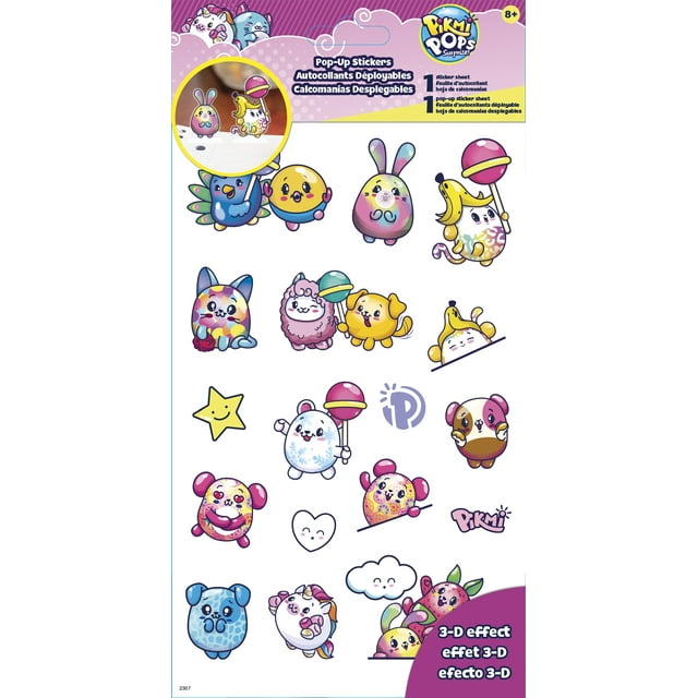 Pikmi Pops Pop Up Stickers 4 x 8 - Walmart.com