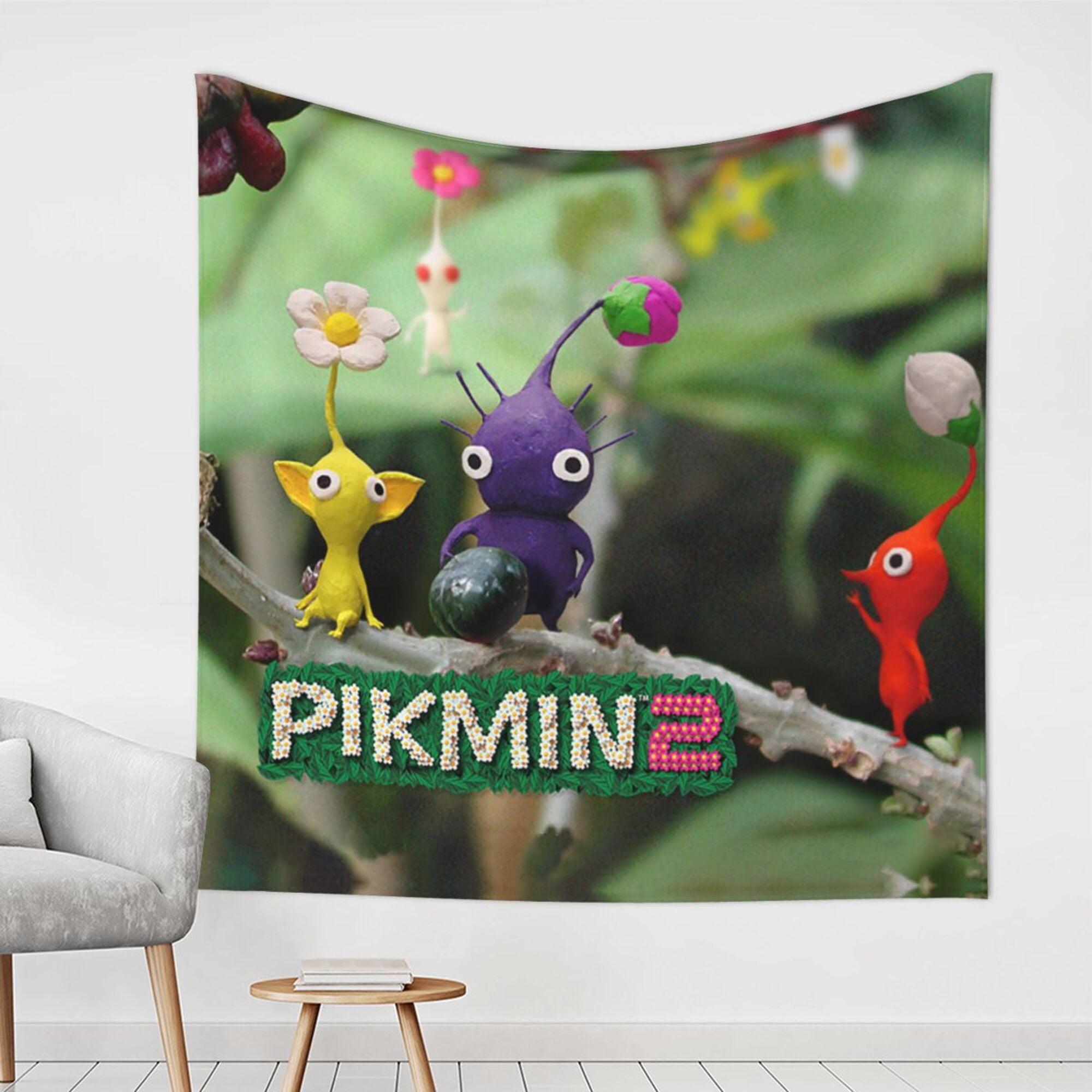 Pikmin 2 Tapestry Banner 59*59 Inch Decor Art Tablecloth Wall Hanging ...