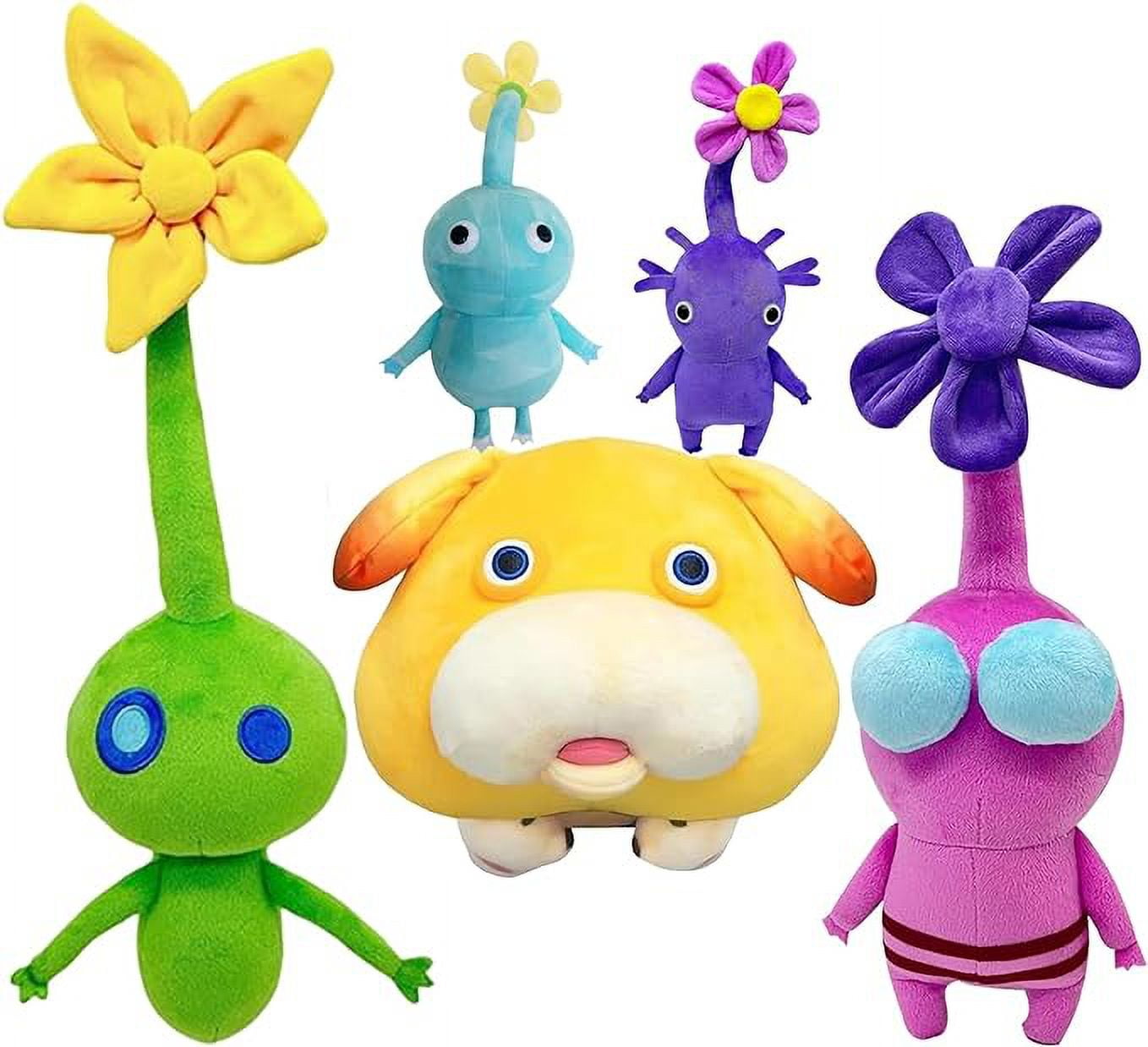 Pikmin 4 Plush, 2023 5pcs New Pikmin Plush Toy Ice Pikmin Oatchi for ...