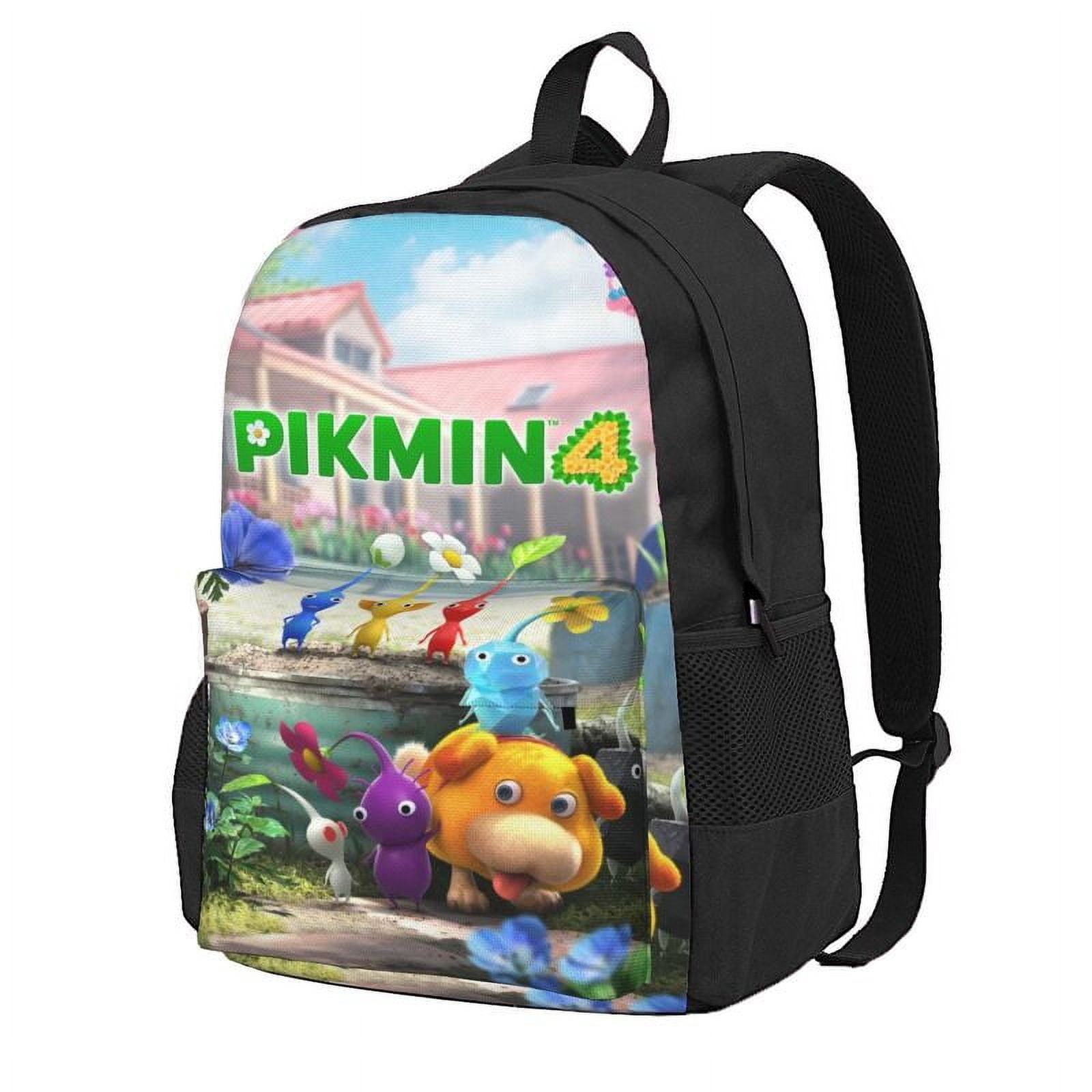 Pikmin Backpack Anime Computer Bag Hiking Bookpack Bag for Adult 16.5in ...
