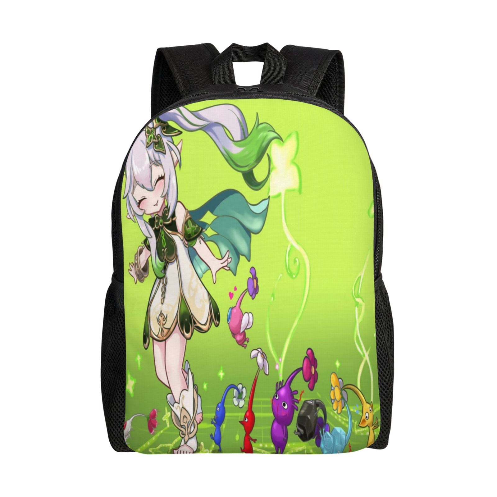 Pikmin Backpack Cute Anime Large Capacity Multifunction Backpacks ...