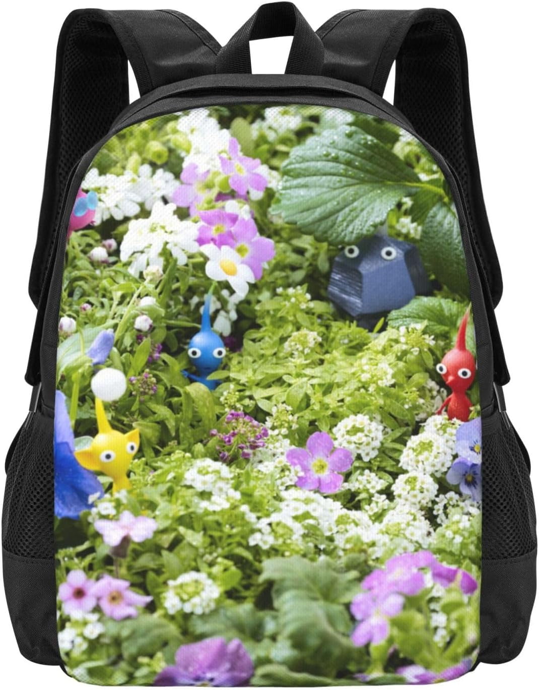 Pikmin Cartoon Novelty Backpacks Cartoon Mens Womens Travel Hiking ...