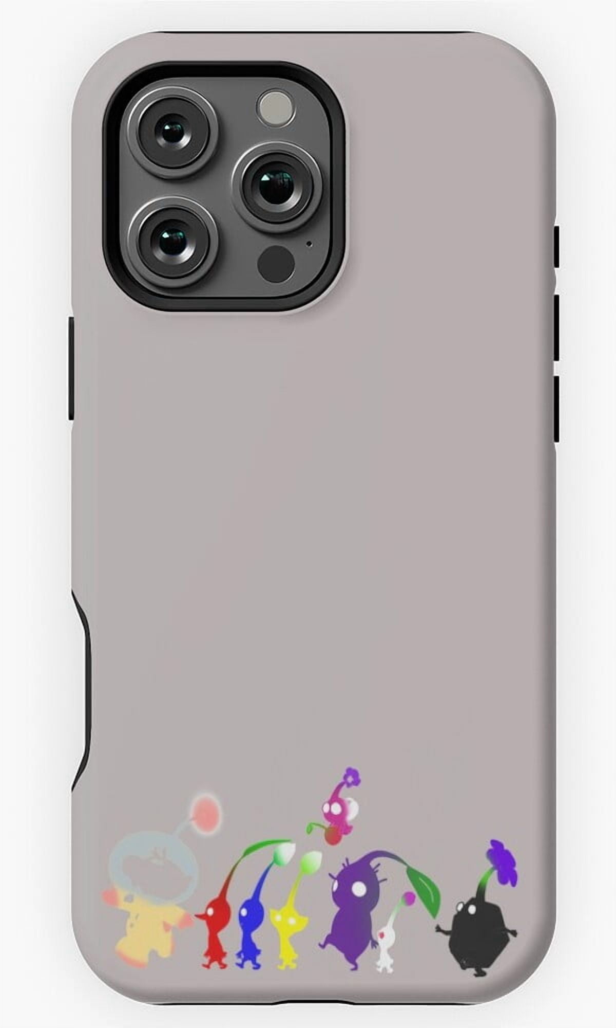 Pikmin Colored Silhouettes Gamer Character Art iPhone 11–16 Pro Max ...