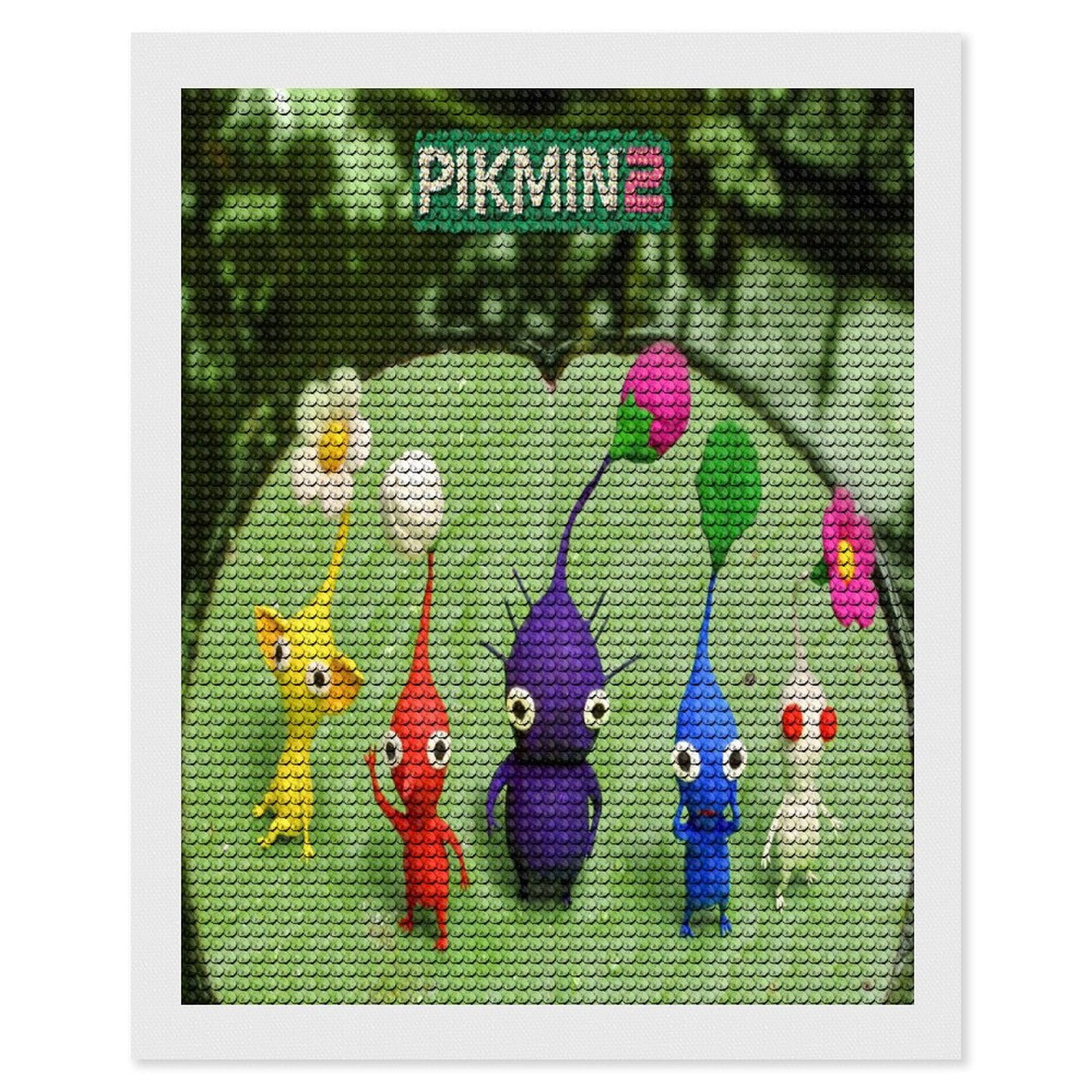 Pikmin Diamond Art Kits for Adults, Diamond Art Gem Art Painting Full ...
