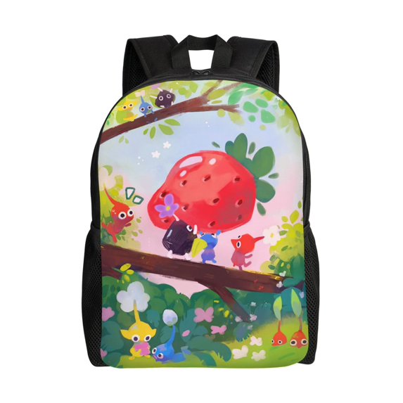 Pikmin Game Large Capacity Backpack Portable Bag Lightweight Daypack ...