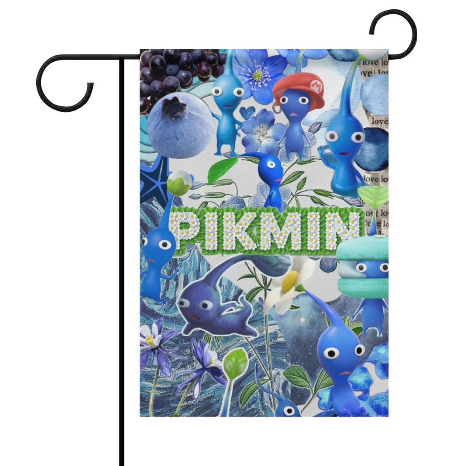 Pikmin Garden Banner - Double-Sided House Outdoor Flag for Yard And ...