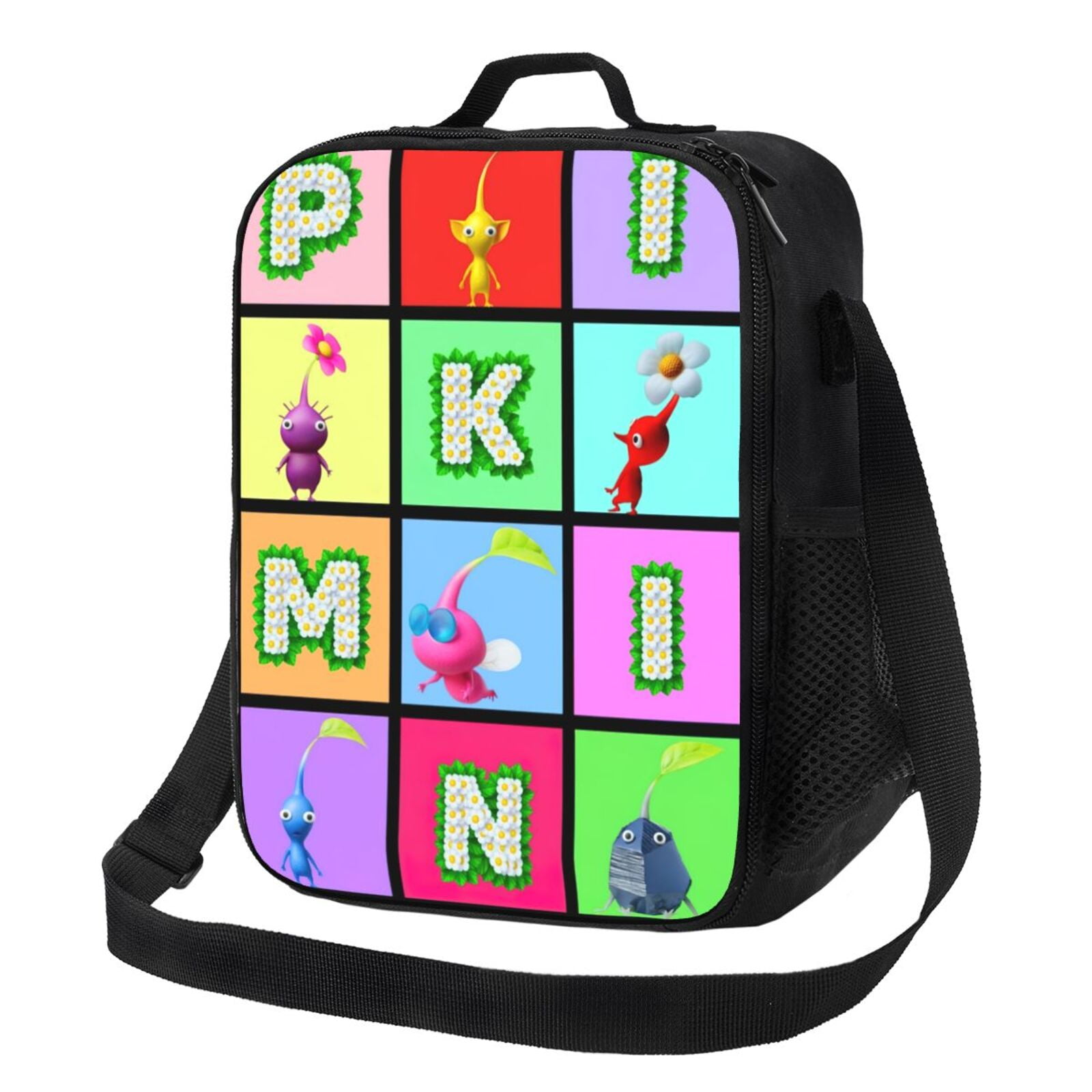 Pikmin Insulated Lunch Box Reusable Lunch Bag Portable Lunch Tote Bag ...