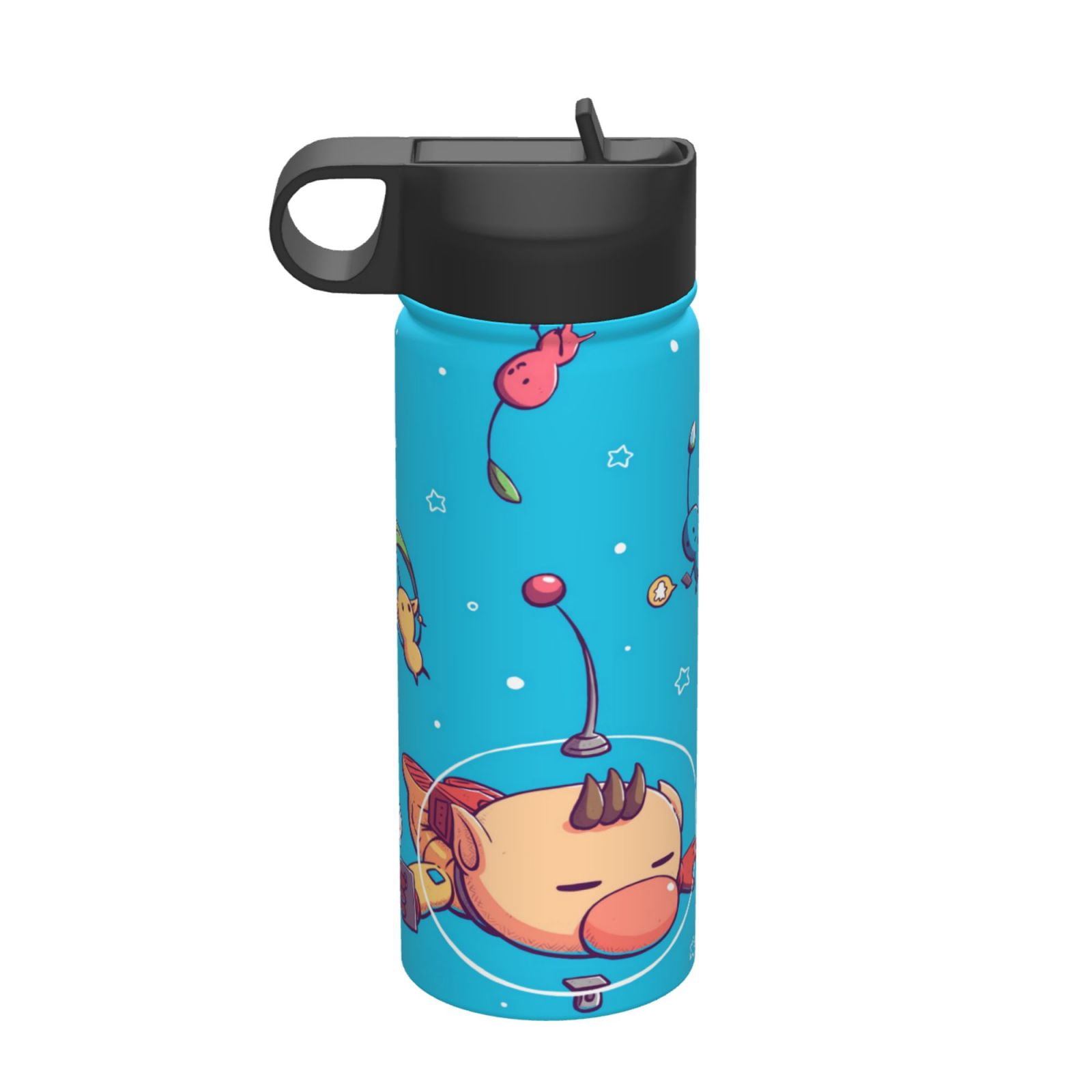 Pikmin Insulated Water Bottle, 18oz Vacuum Stainless Steel Sports ...