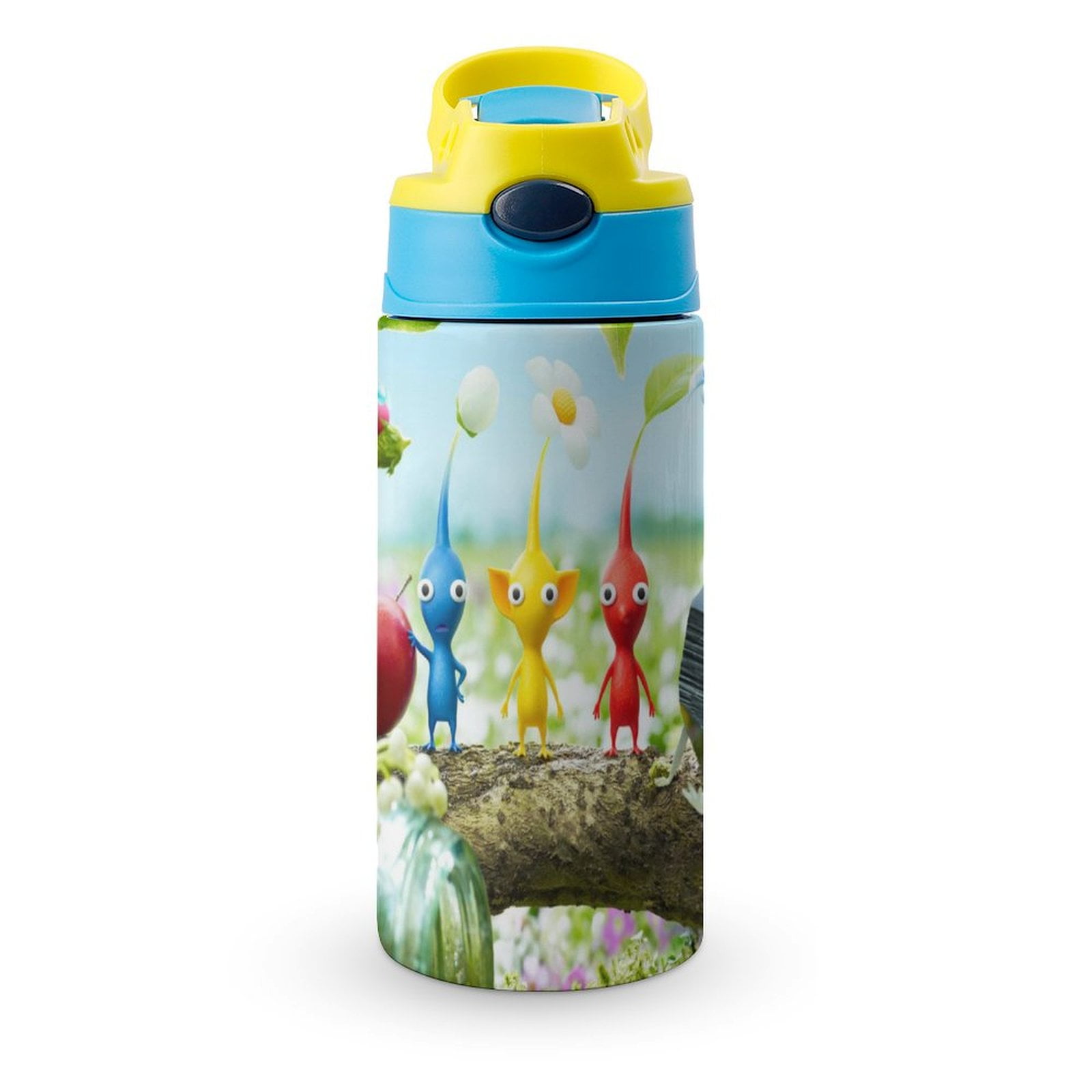 Pikmin Kids Straw Water Bottle, Stainless Steel Vacuum Insulated Water ...