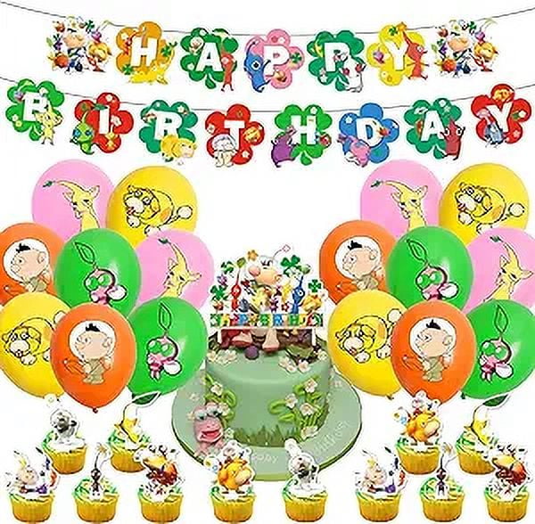 Pikmin Party Supplies Captain Olimar Video Game Birthday Party ...