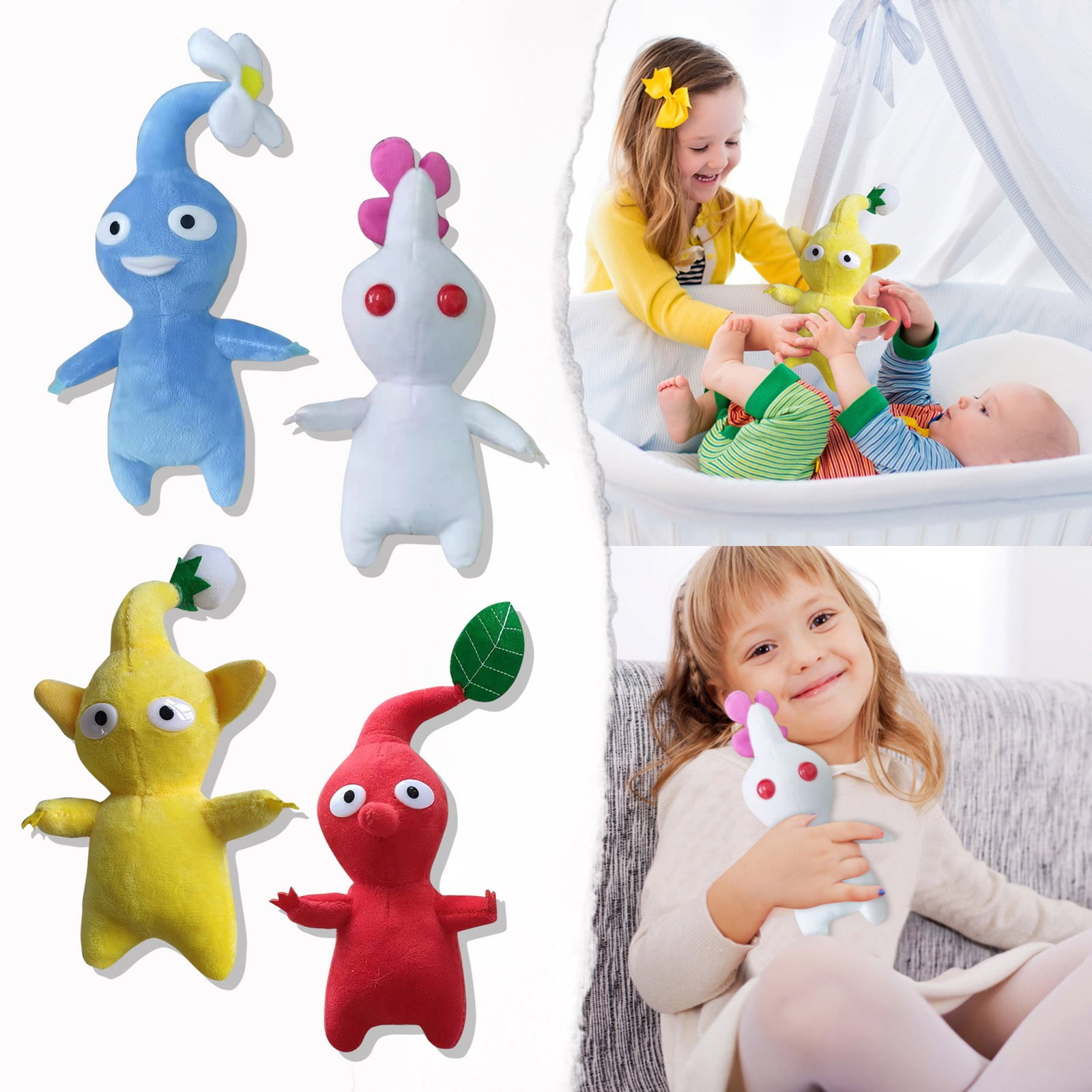 Pikmin Plus, Red Pikmin Plushies Toy for Game Fans Gift, Cute Stuffed Animal Doll, Pikmin ...