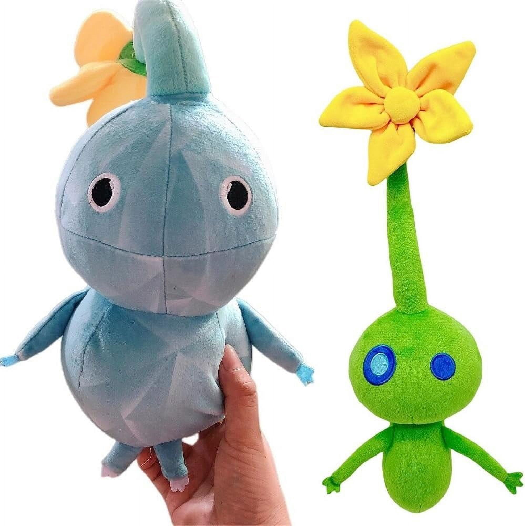 Pikmin Plush, 2 Pcs Ice Pikmin and Glow Pikmin Plushies Toy for Game ...