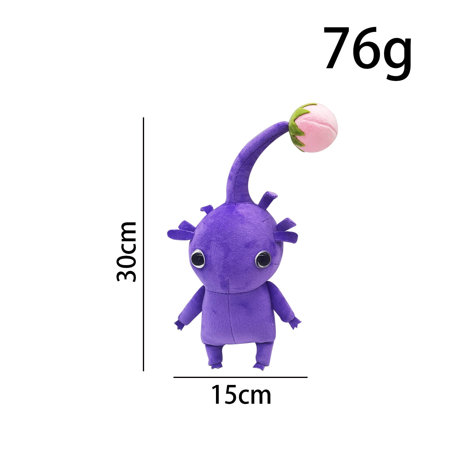 Pikmin Plush Doll Toy Purple Pikmin Fruit Cushion Toy Doll Plush Soft ...