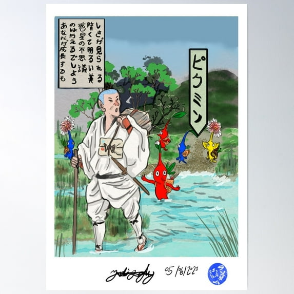 Pikmin Poster Wall Art, Modern Wall Decor For Living Room Bedroom ...