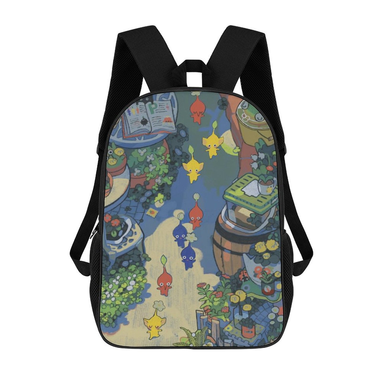 Pikmin Rucksack Backpack Shoulder Bag 17 Inch Casual Daypack ...