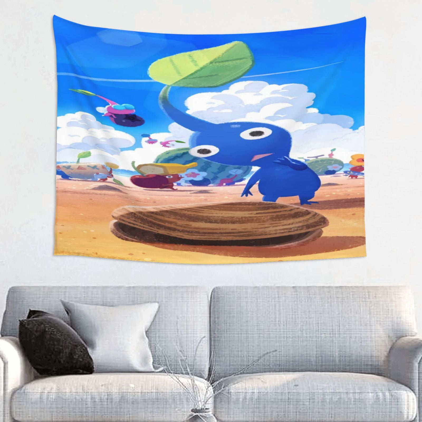 Pikmin Tapestry Anime Poster Large Background Wall Art Bedroom Wall ...