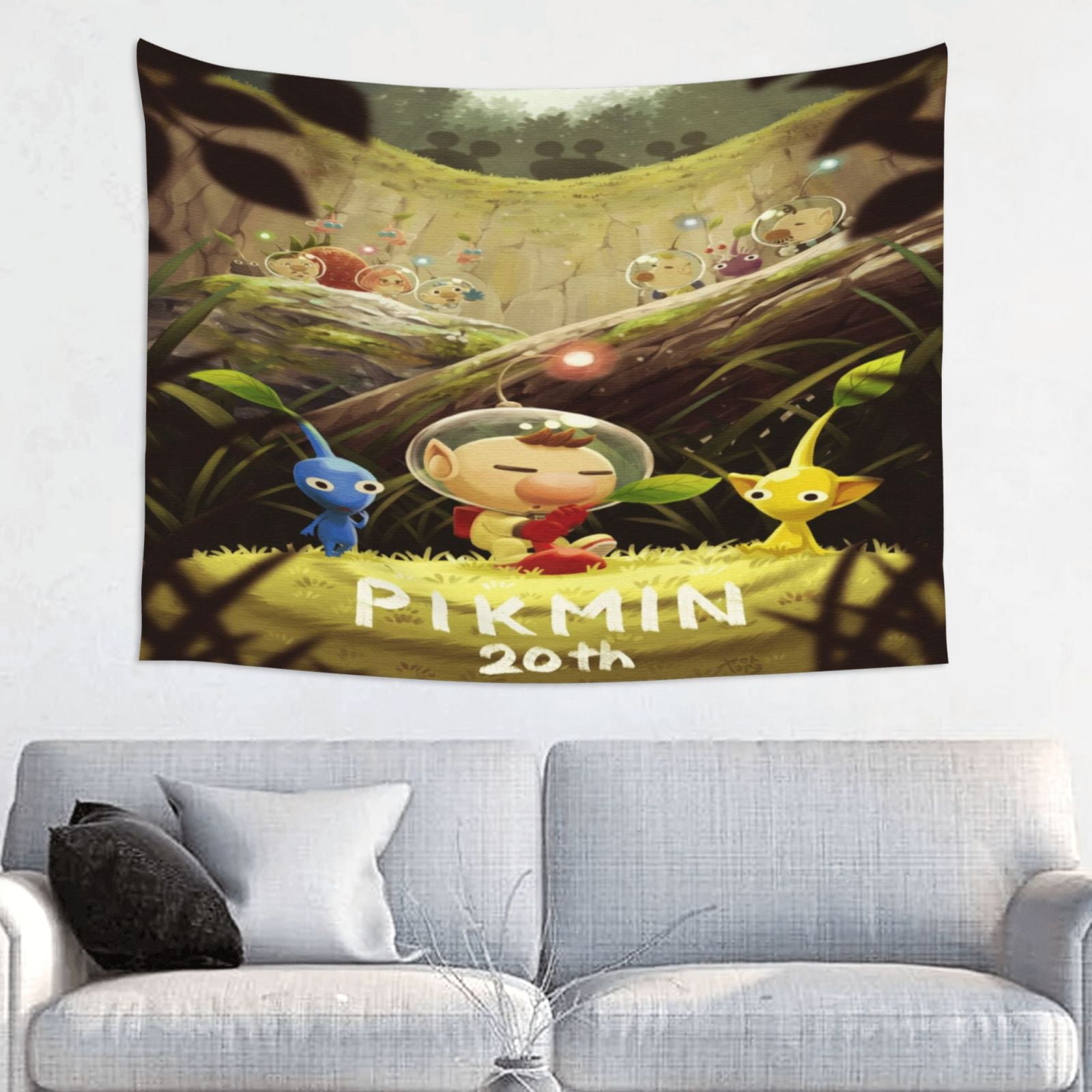 Pikmin Tapestry Anime Poster Large Background Wall Art Bedroom Wall ...