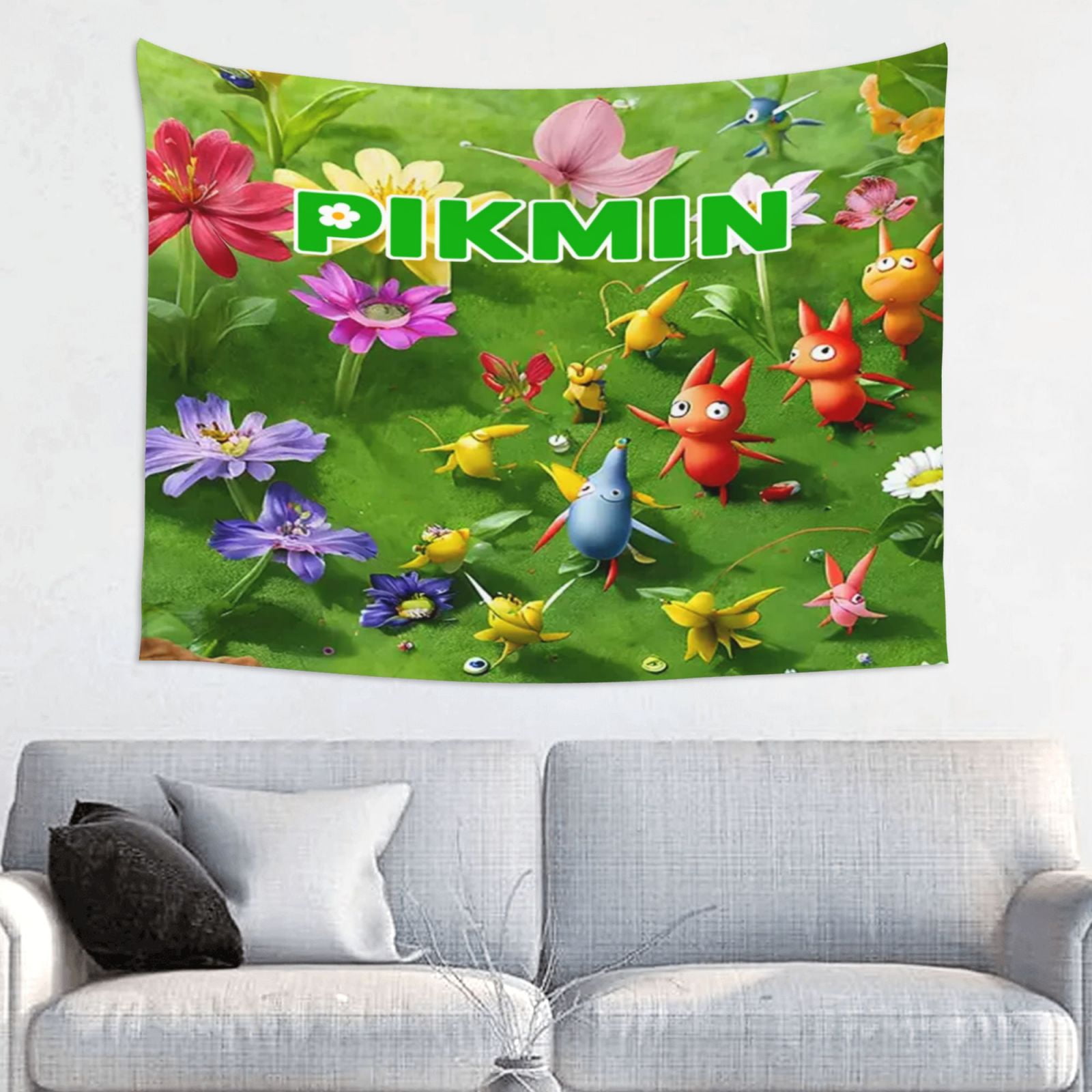 Pikmin Tapestry Anime Poster Large Background Wall Art Bedroom Wall ...