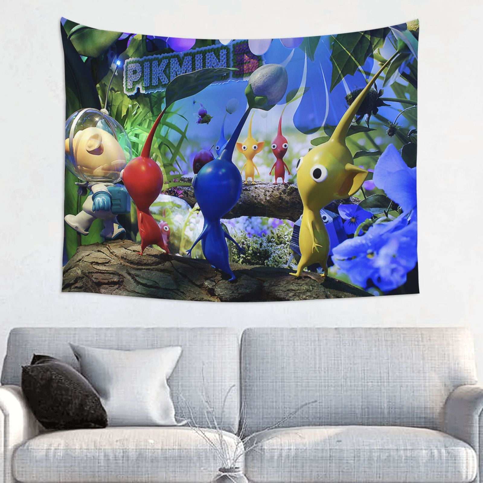 Pikmin Tapestry Anime Poster Large Background Wall Art Bedroom Wall ...