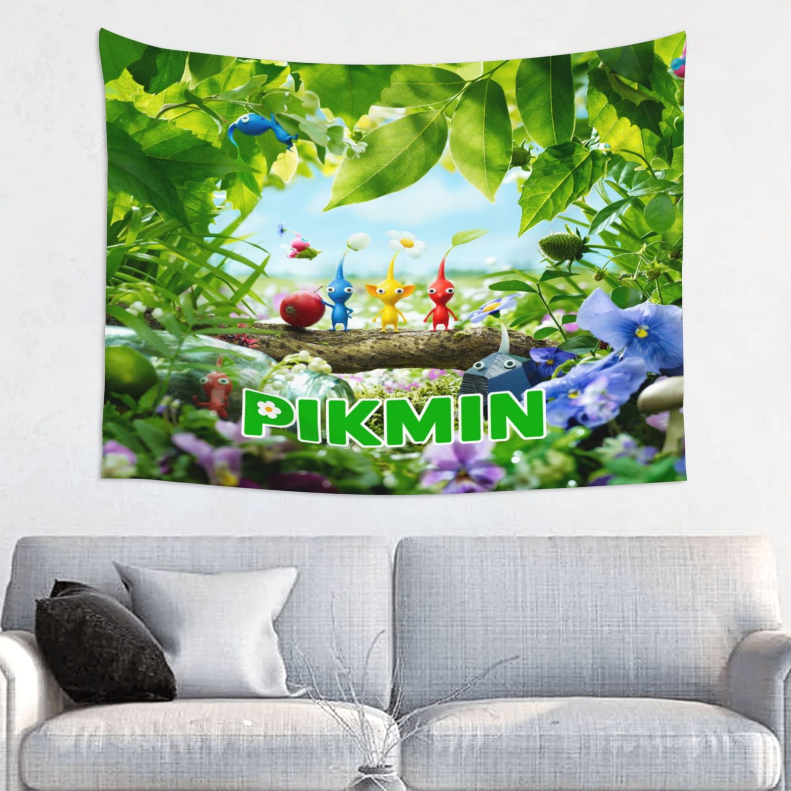 Pikmin Tapestry Anime Poster Large Background Wall Art Bedroom Wall ...