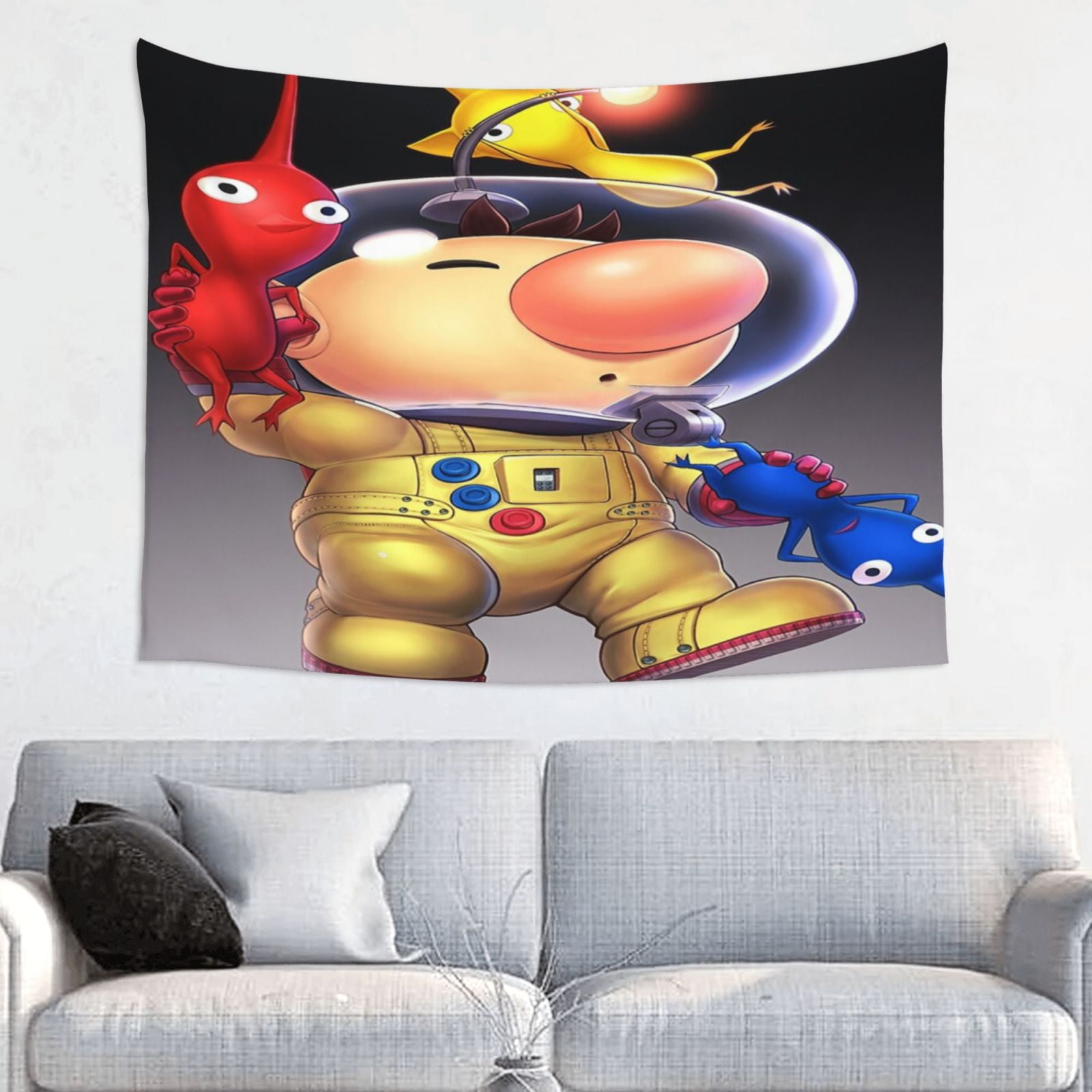 Pikmin Tapestry Anime Poster Large Background Wall Art Bedroom Wall ...