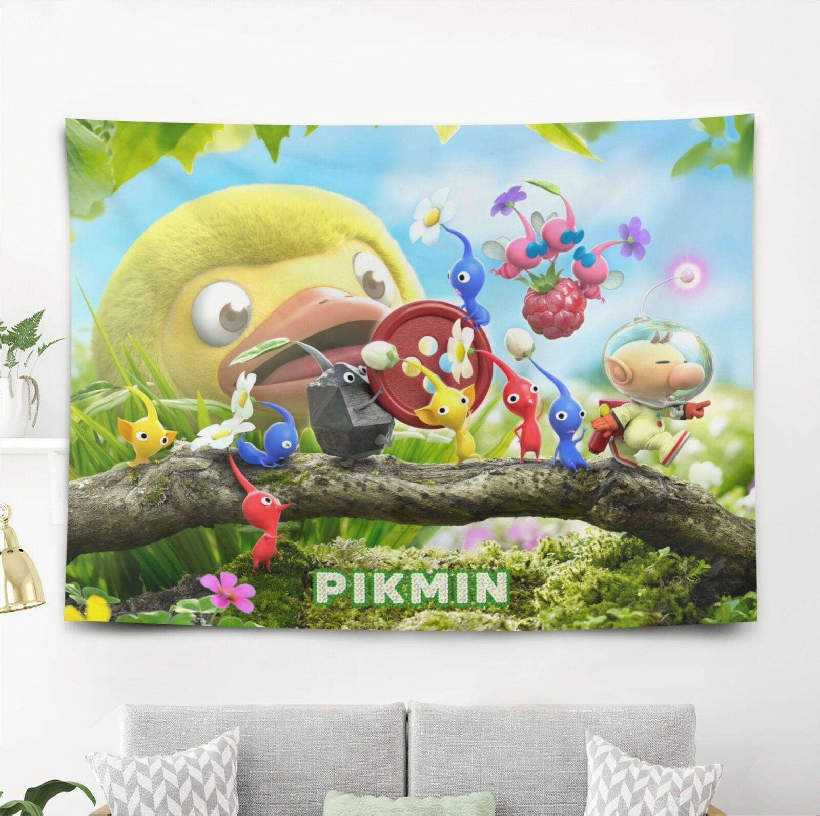 Pikmin Tapestry Wall Hanging for Bedroom Wall Decorations Home ...