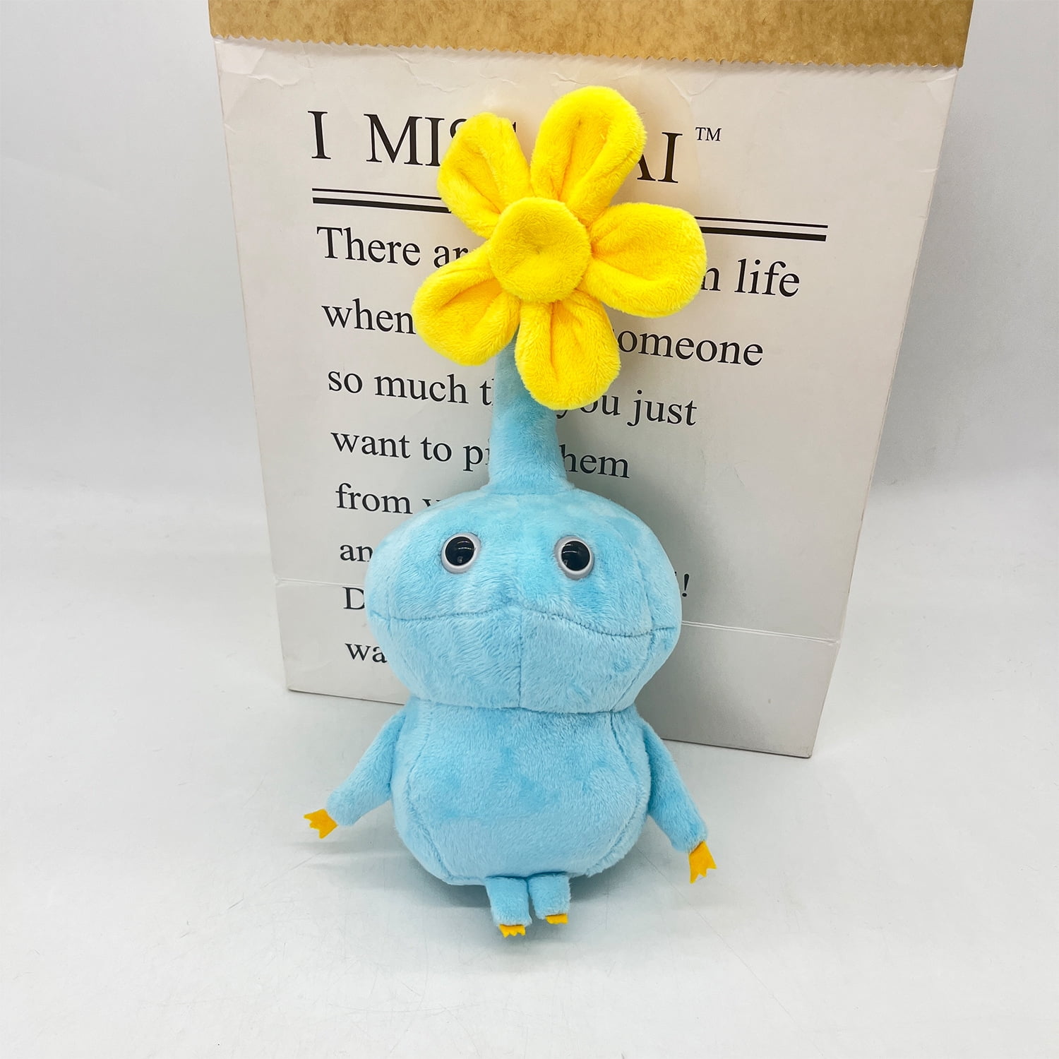 Pikmin plush doll toy blue flower plastic eyes 32cm Plush Puppy Toy ...