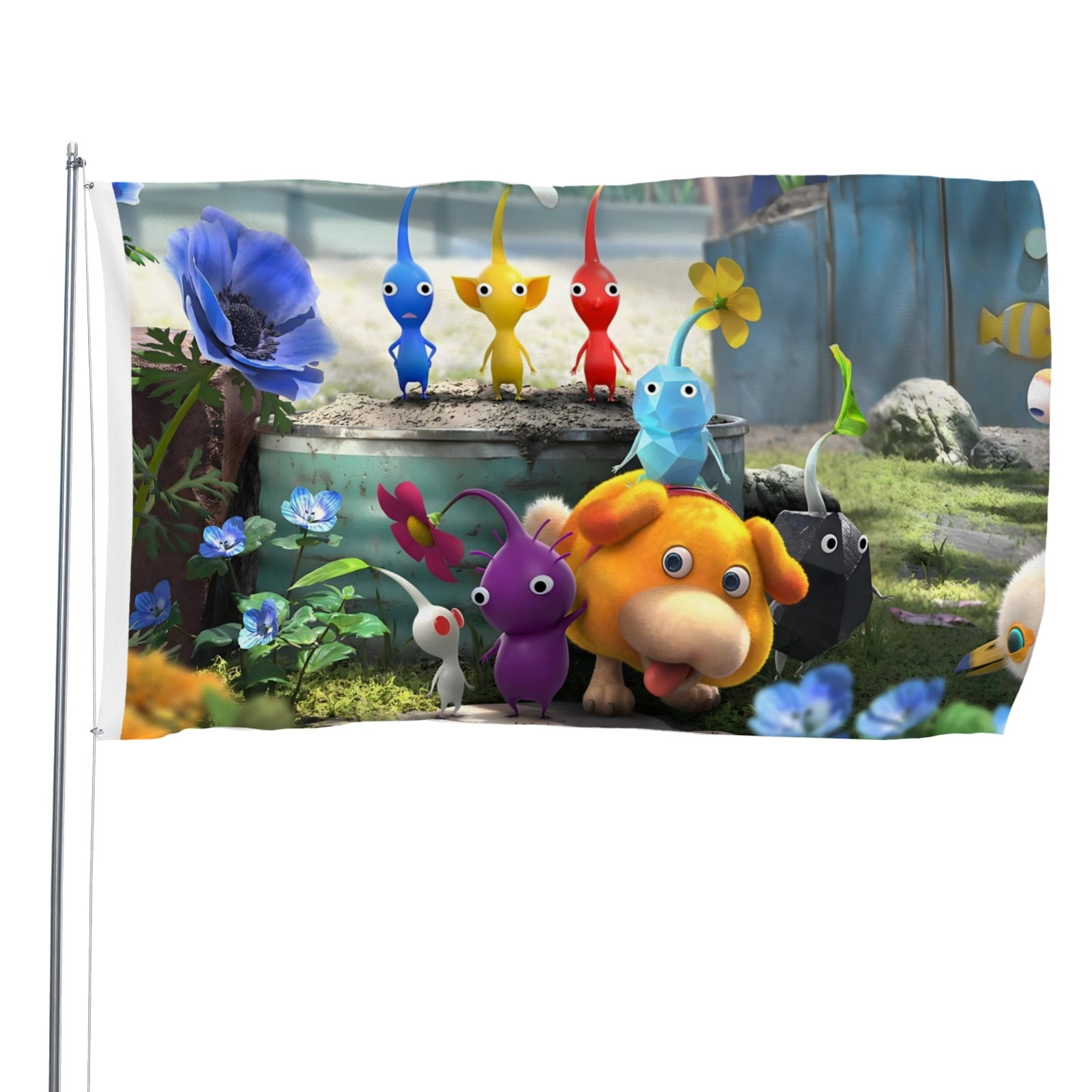 Pikmin-themed Printed Flag Perfect gift for fans, friends, and family ...
