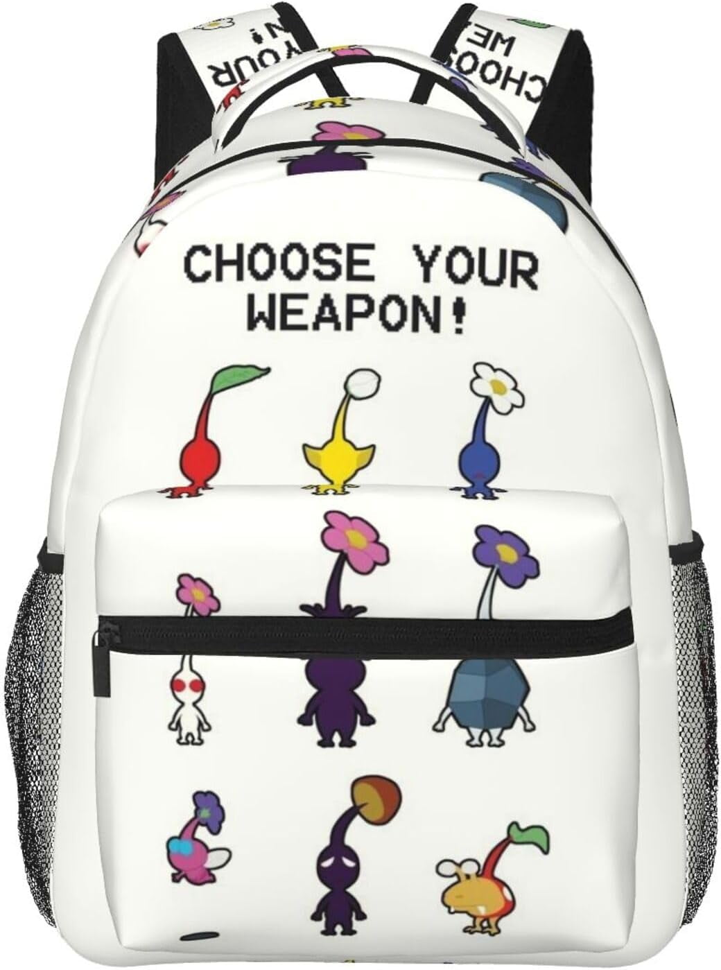 Pikmini Backpacks Cartoon Backpack Casual Travel Laptop Large Capacity ...