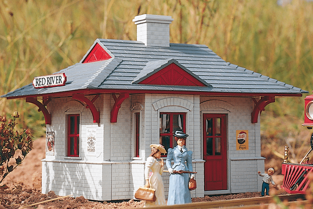 Piko G Scale Model Building Kit - Red River Train Station - Walmart.com