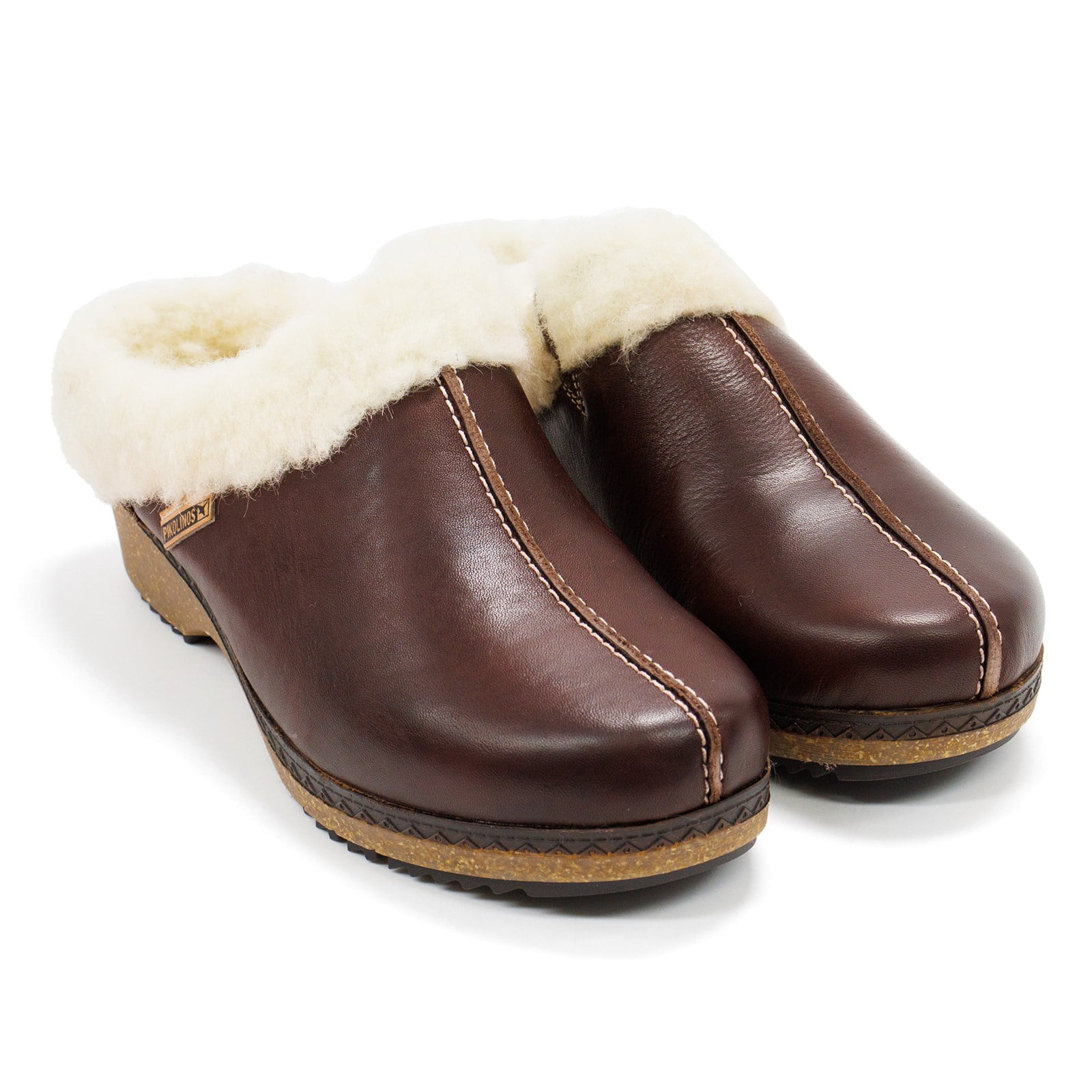 Pikolinos Women's Granada W0w Shearling Clogs, Caoba,6 M US - Walmart.com