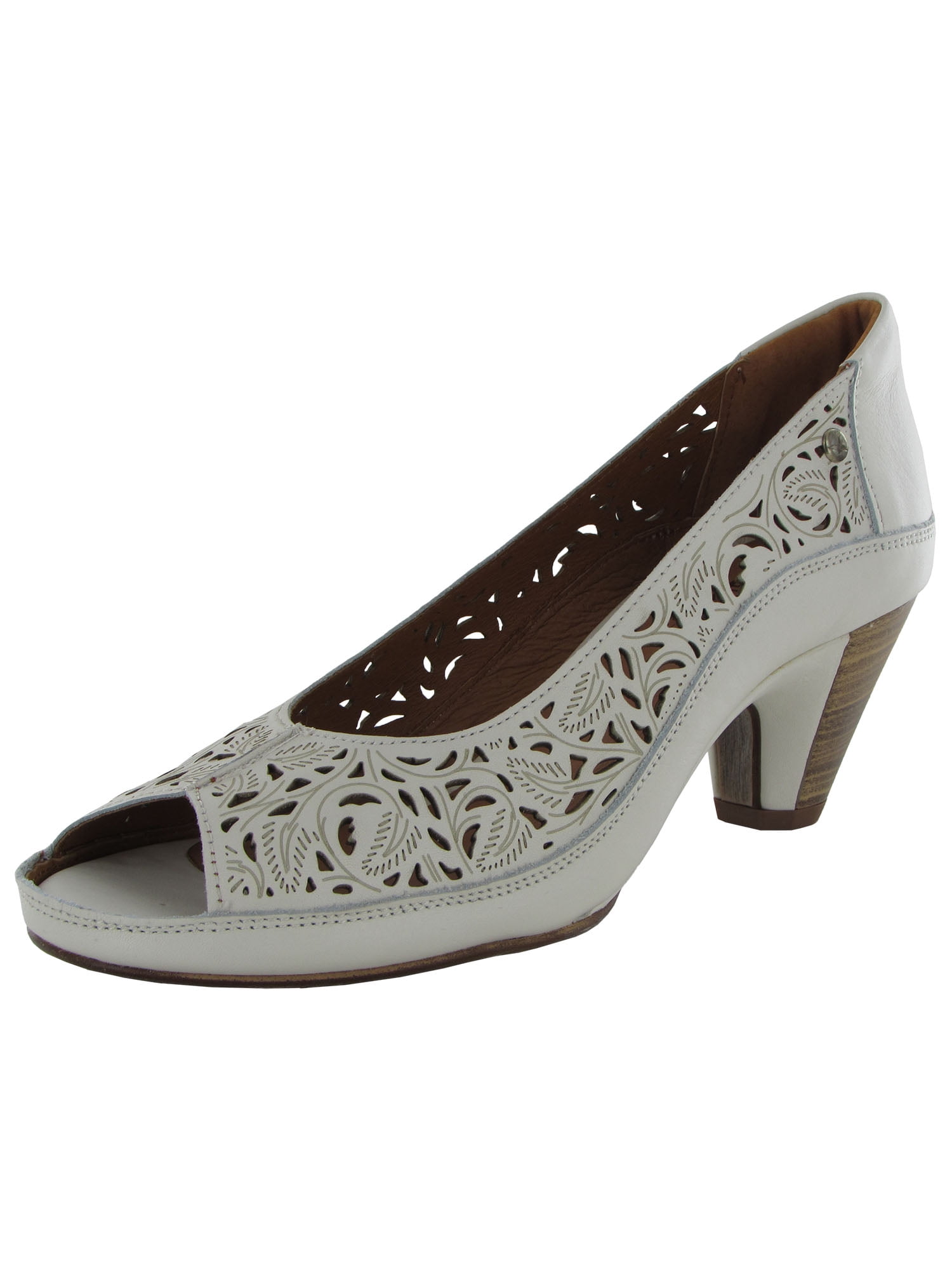 Pikolinos Womens Java W5A-5912 Peep Toe Pump Shoes, Nata, 41 EU / 10.5 ...