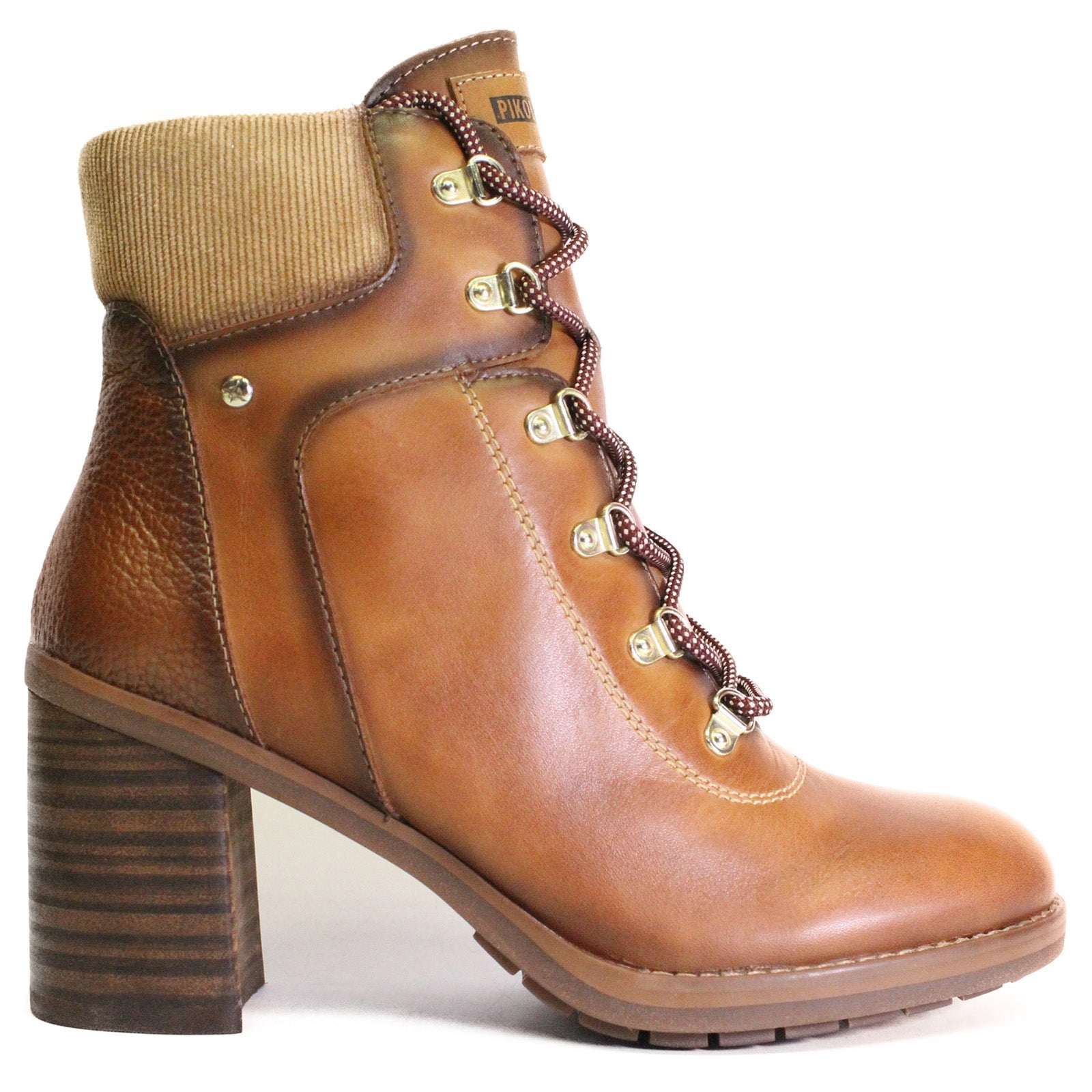 Pikolinos Womens Pompeya Leather Brandy Boots - 9-9.5 US - Walmart.com