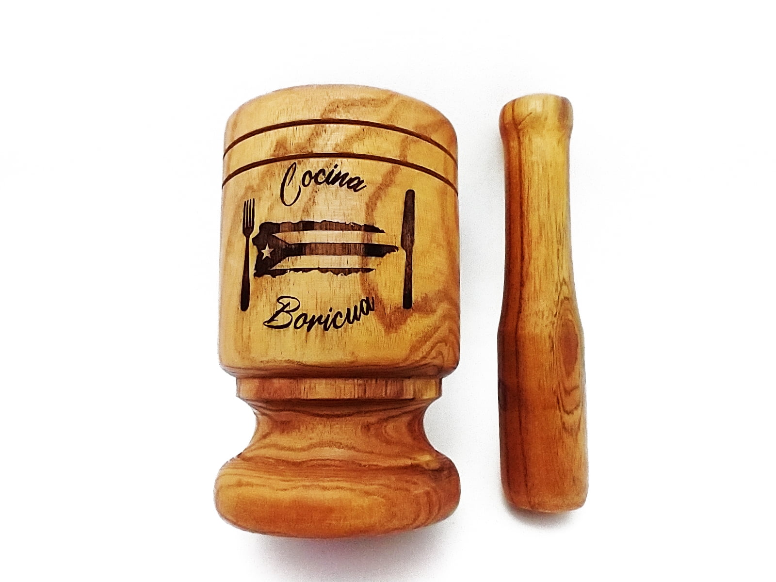 Pilón de Puerto Rico. Puerto Rico Wooden Mortar Mortar with Puerto Rico ...