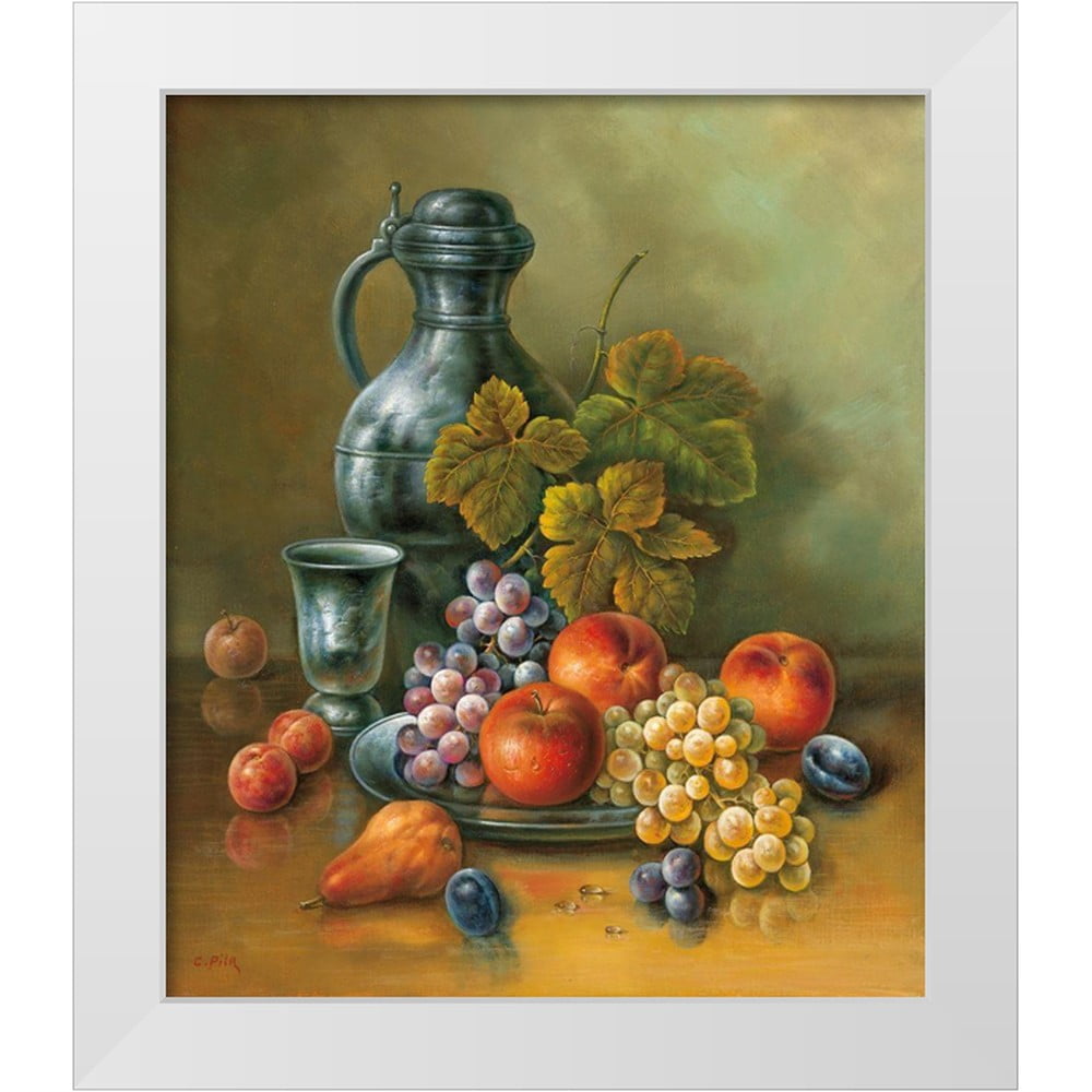 Pila 20x23 White Modern Wood Framed Museum Art Print Titled - Still ...