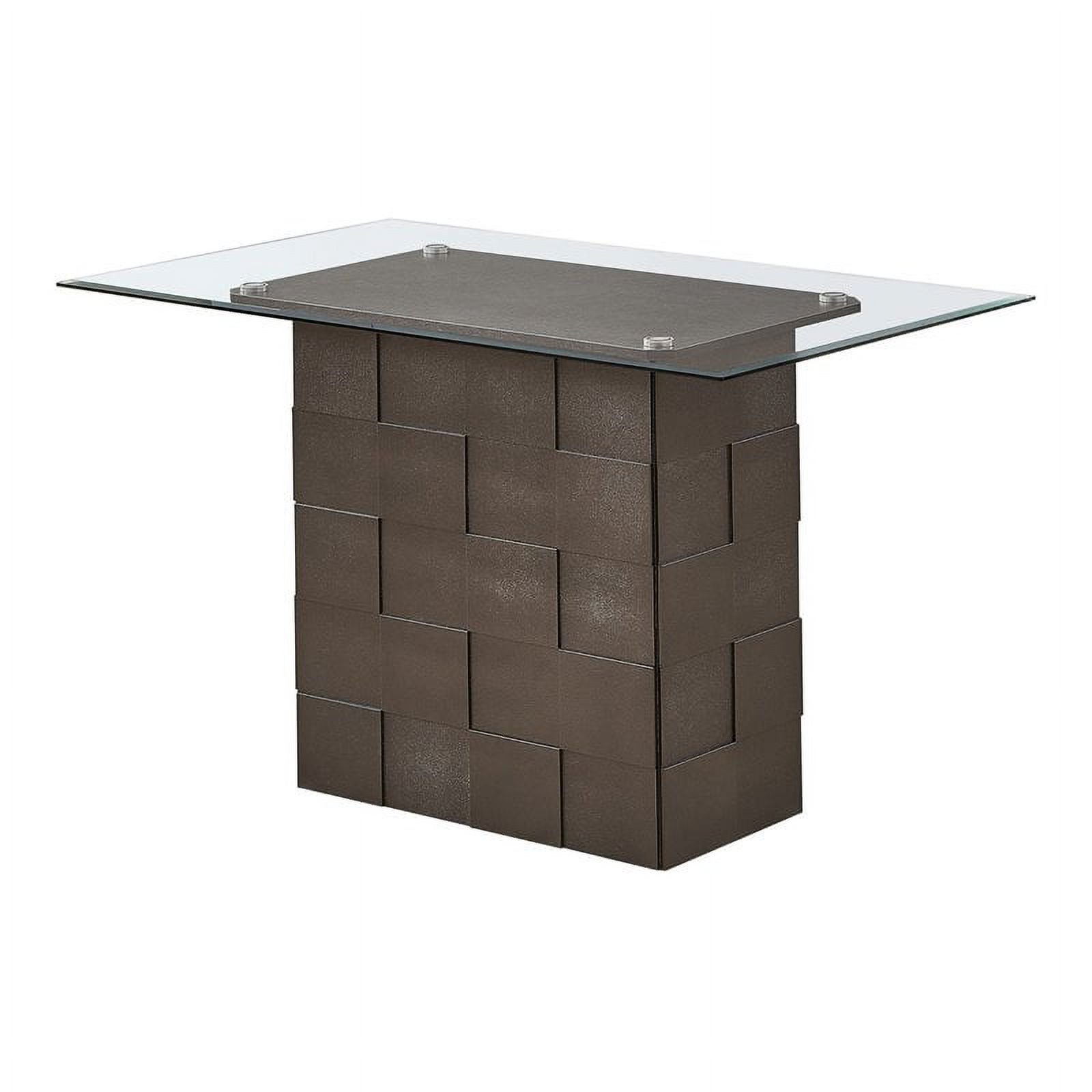 Pilaster Designs Caputo 59" Rectangular Wood Counter Height Dining ...