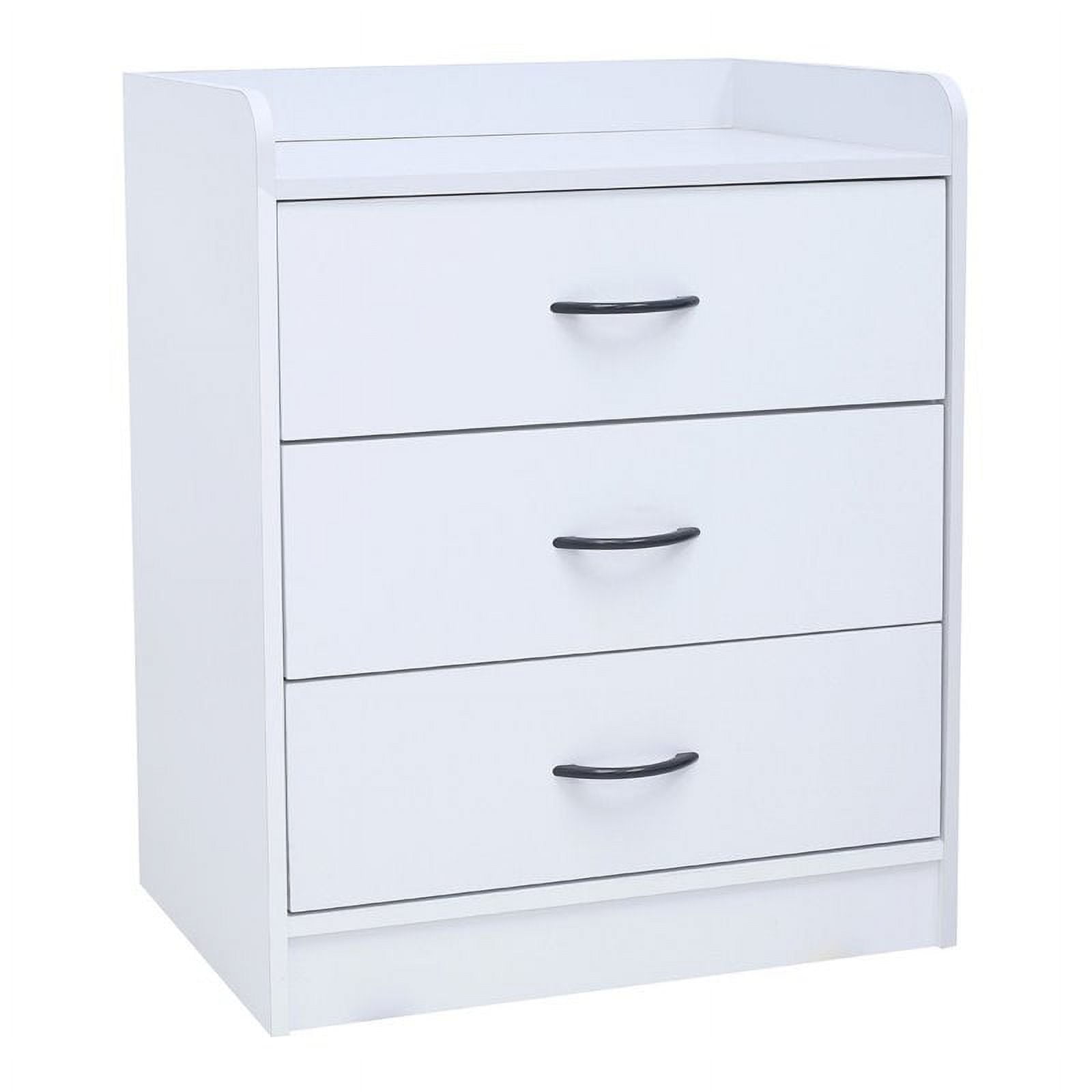 Pilaster Designs Haifa 3-drawer Contemporary Wood Storage Chest in ...