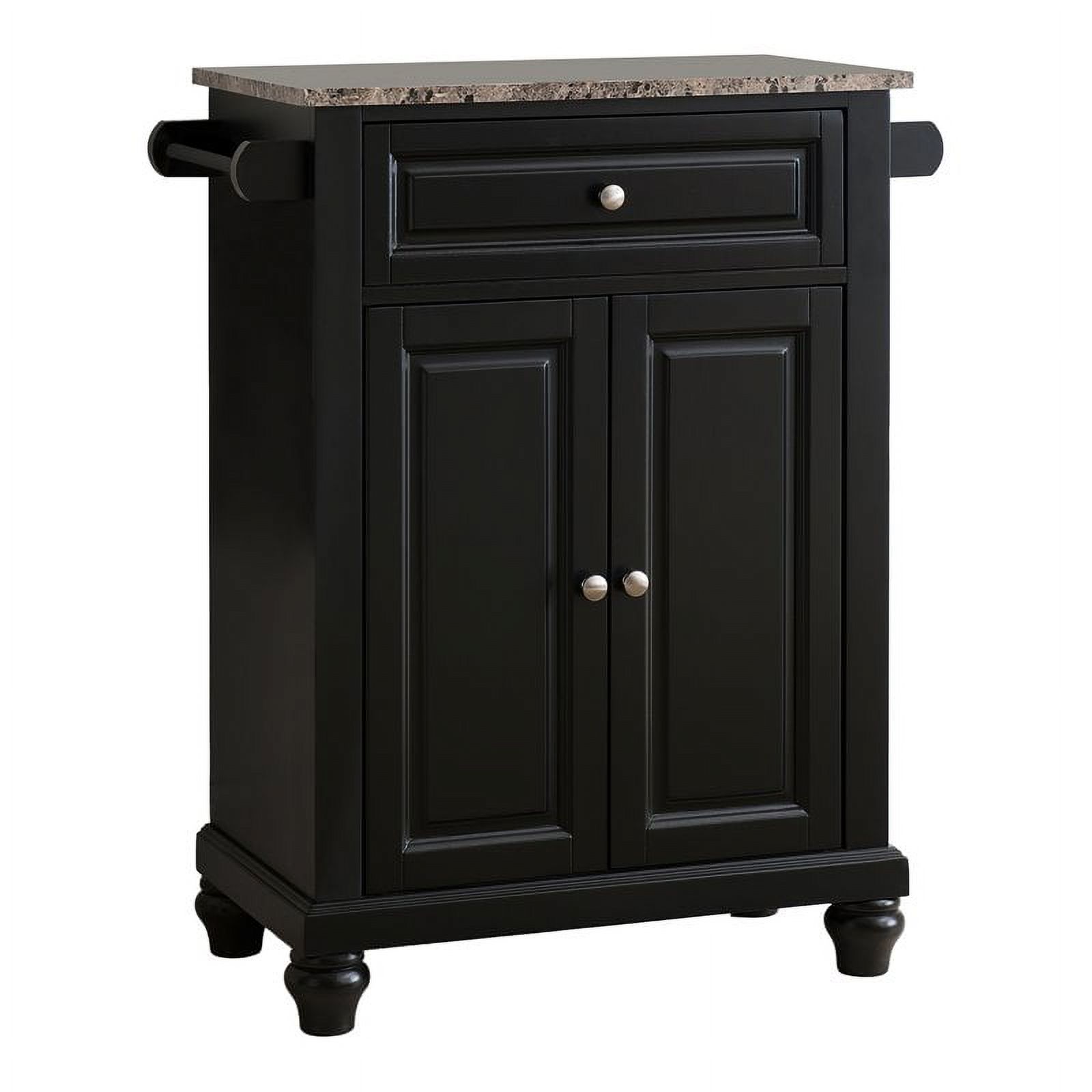 Pilaster Designs Ian Contemporary Wood Kitchen Island Storage Cabinet ...