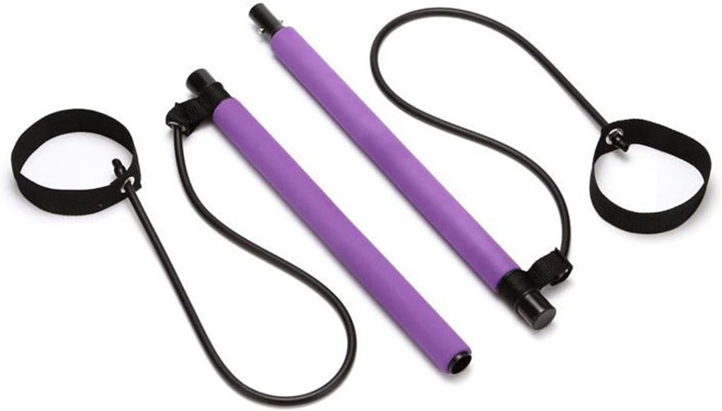 Pilates Bar Kit with Resistance Bands, Pilates Bar for Legs, Hip, Waist ...