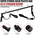 Pilates Bar Kit with Resistance Bands - Heavy Duty Multifunctional ...