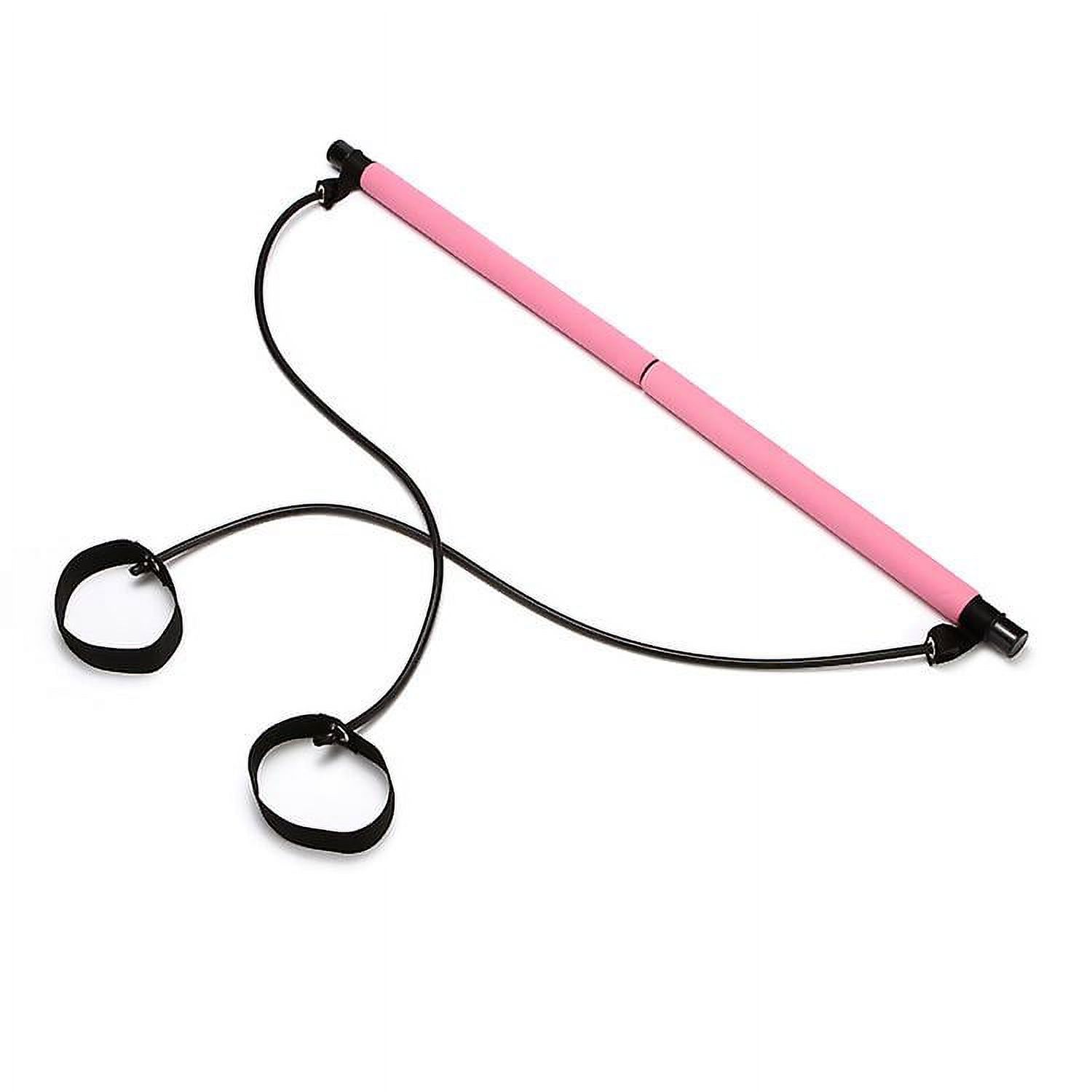 Pilates Bar Portable Pilates Exercise Rod With Resistance Band ...