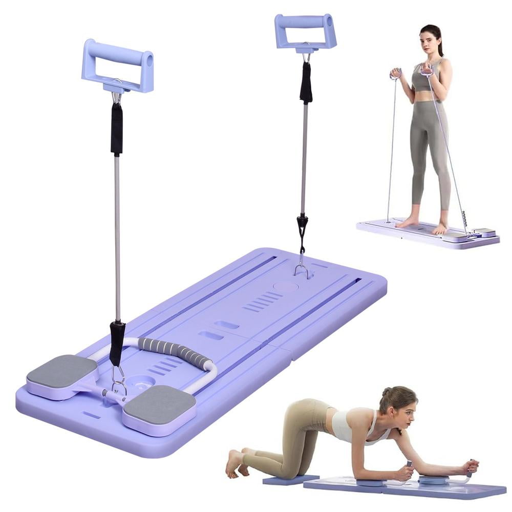 Pilates Board - 2024 Pilates Reformer Set, Multi-Purpose Foldable ...