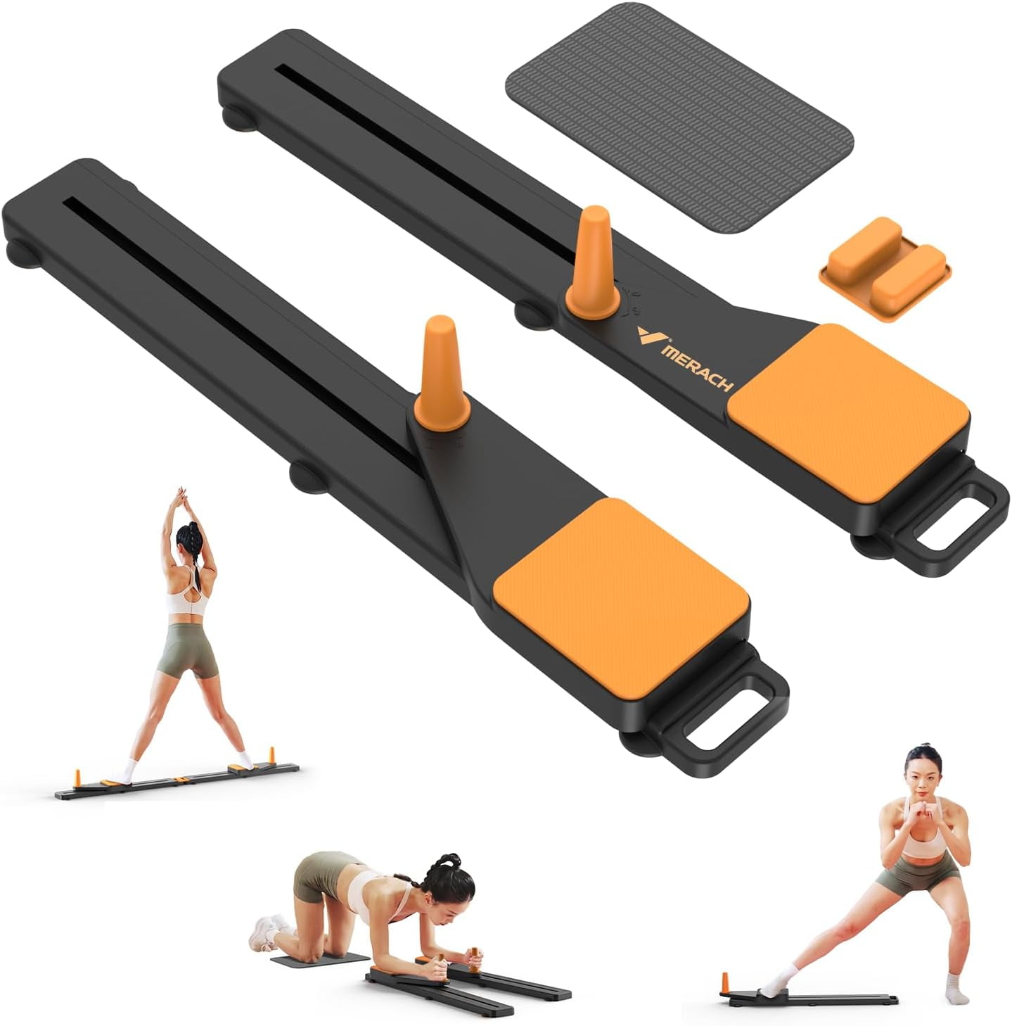 Pilates Board, Abdominal Plate, Detachable Ab Trainer Machine with Anti ...