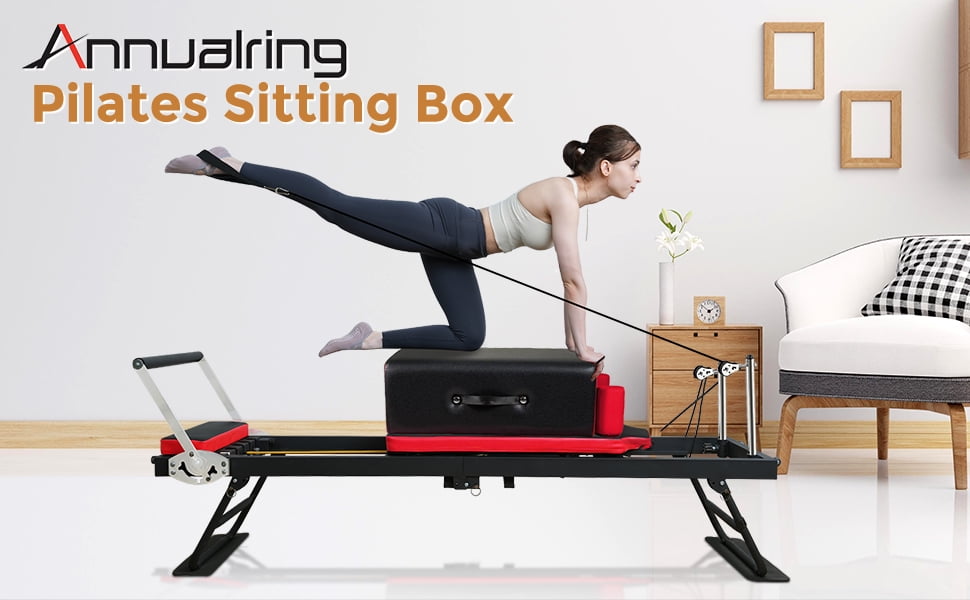 Pilates Box,Portable Pilates Sitting Box, Suitable for Home Pilates ...