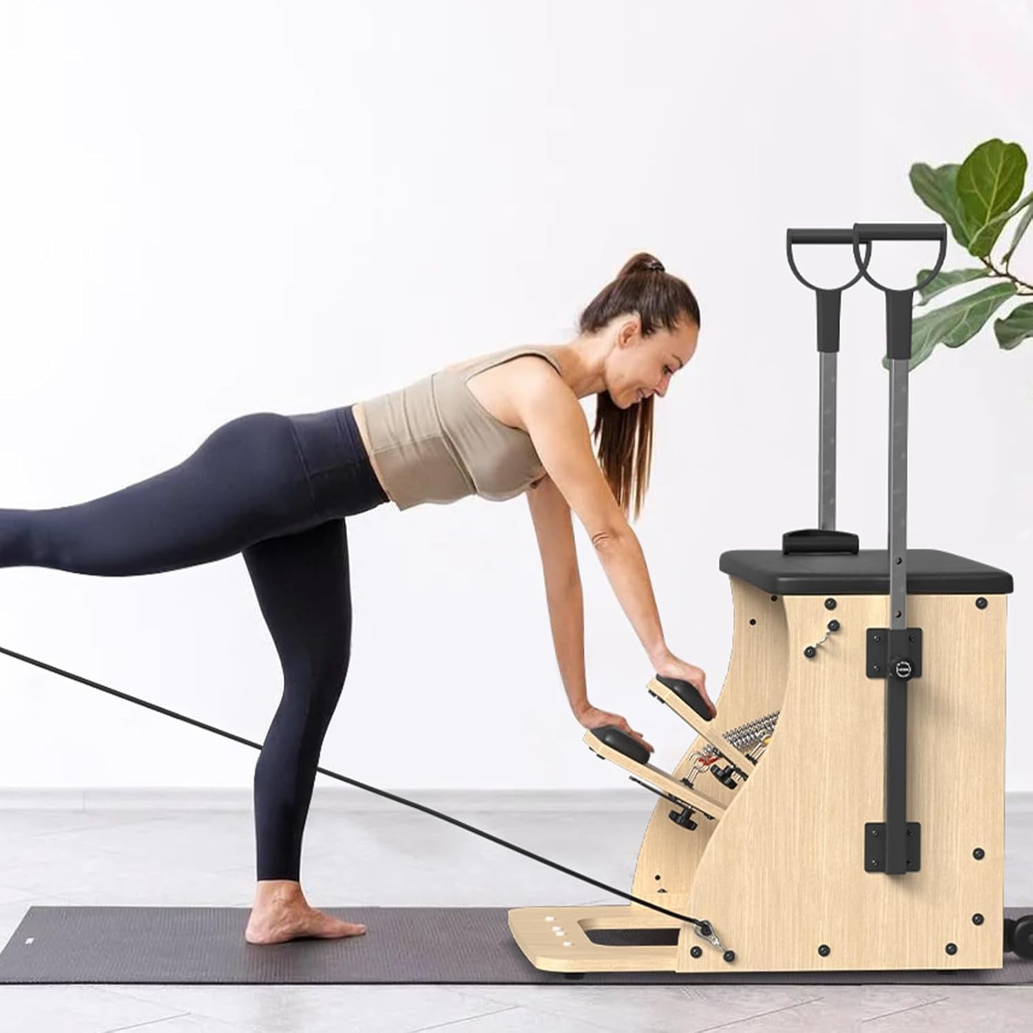 Pilates Chair,Pilates Combo Chair,Wunda Chair with Resistance Bands ...