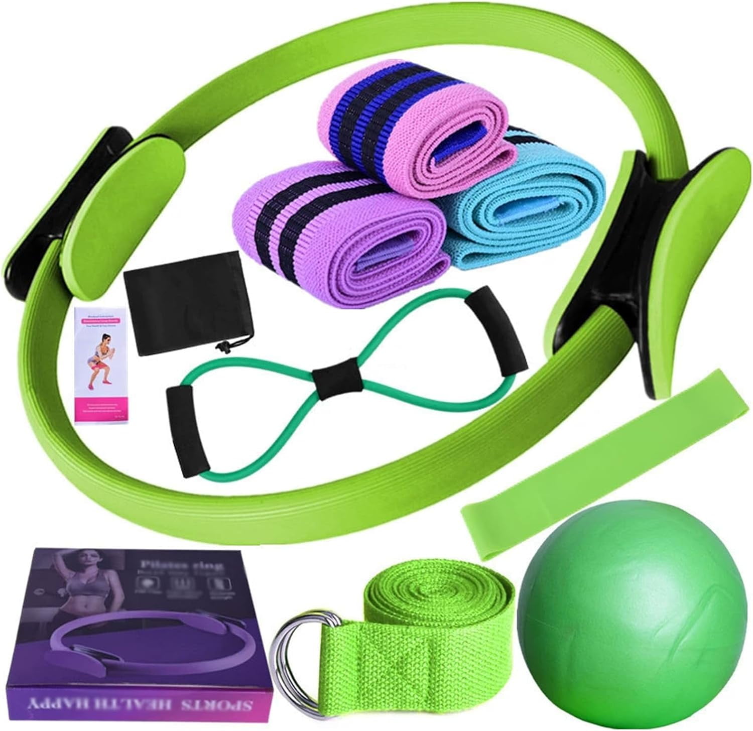 Pilates Essentials Kit for Women, 11-Piece Better Me Pilates Kit, Booty ...